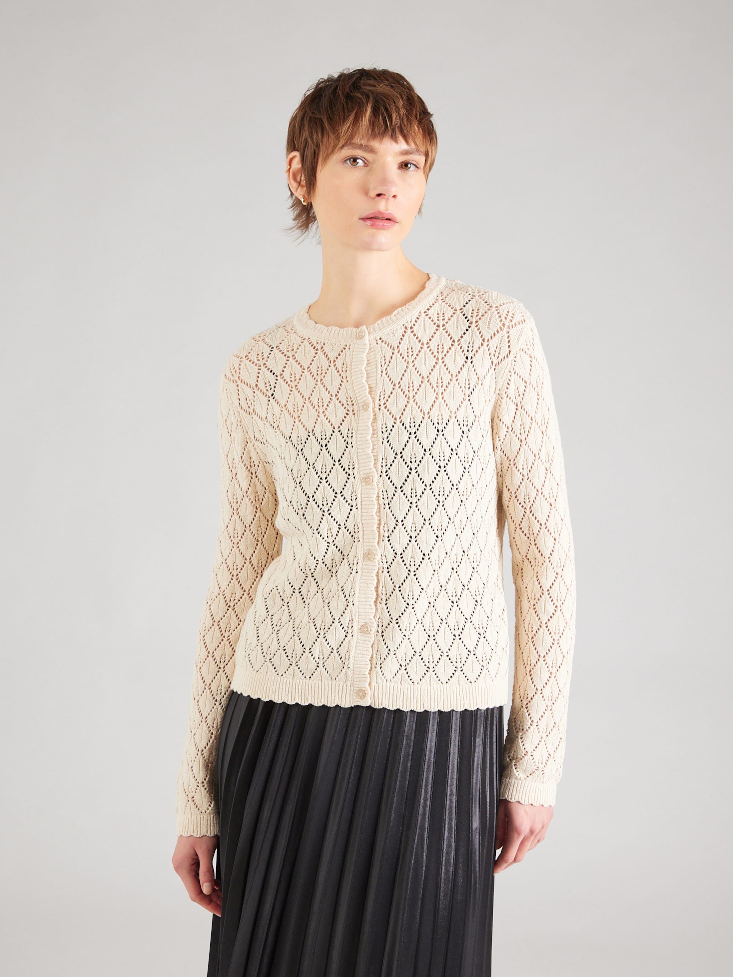 SELECTED FEMME Knit Cardigan SLFSofia in Beige ABOUT YOU