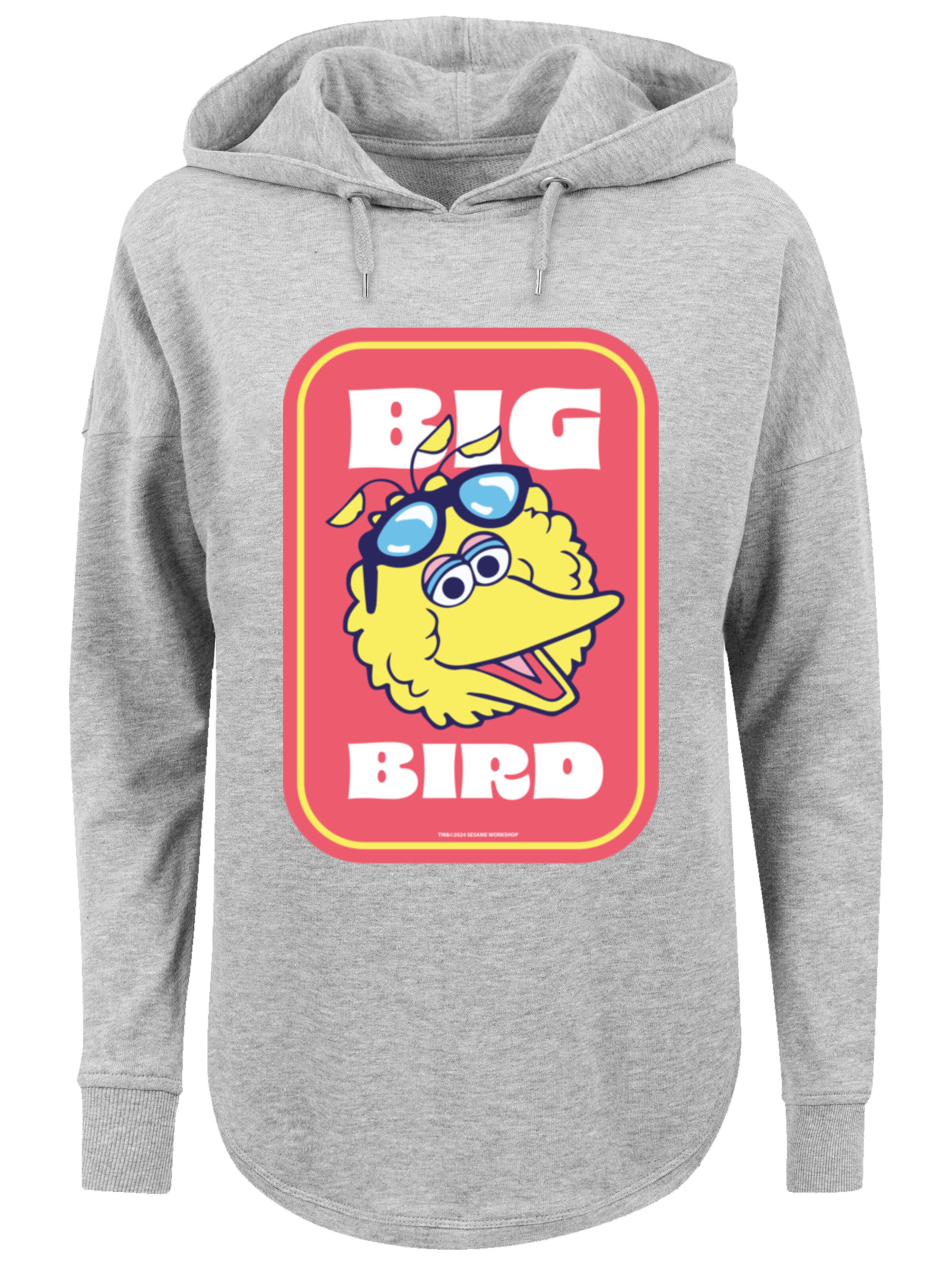 F4NT4STIC Sweatshirt 'Sesame Street Bilbo Big Bird Sticker' in Grau ...