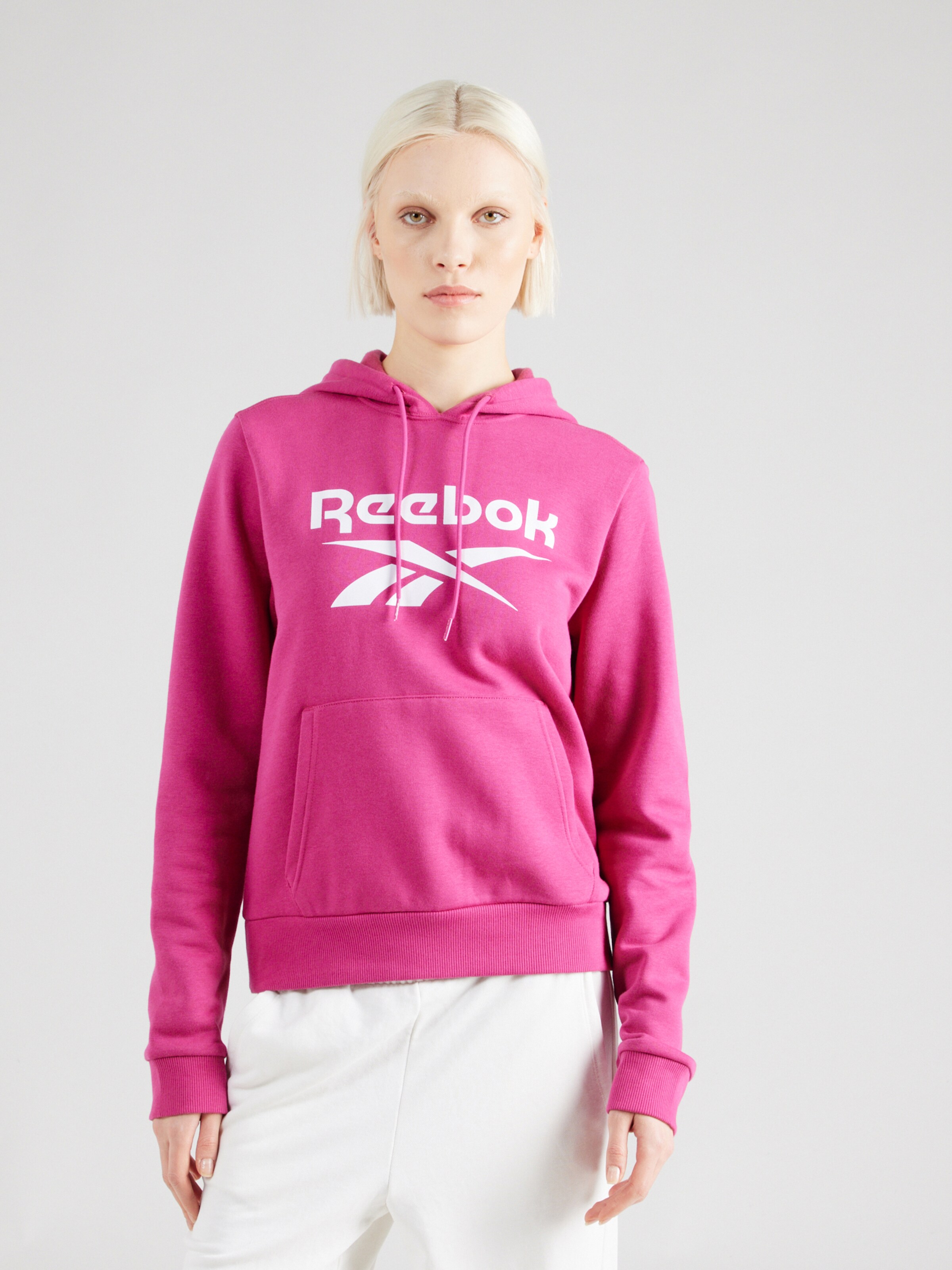 Reebok Sweatshirt Identity in Pink ABOUT YOU