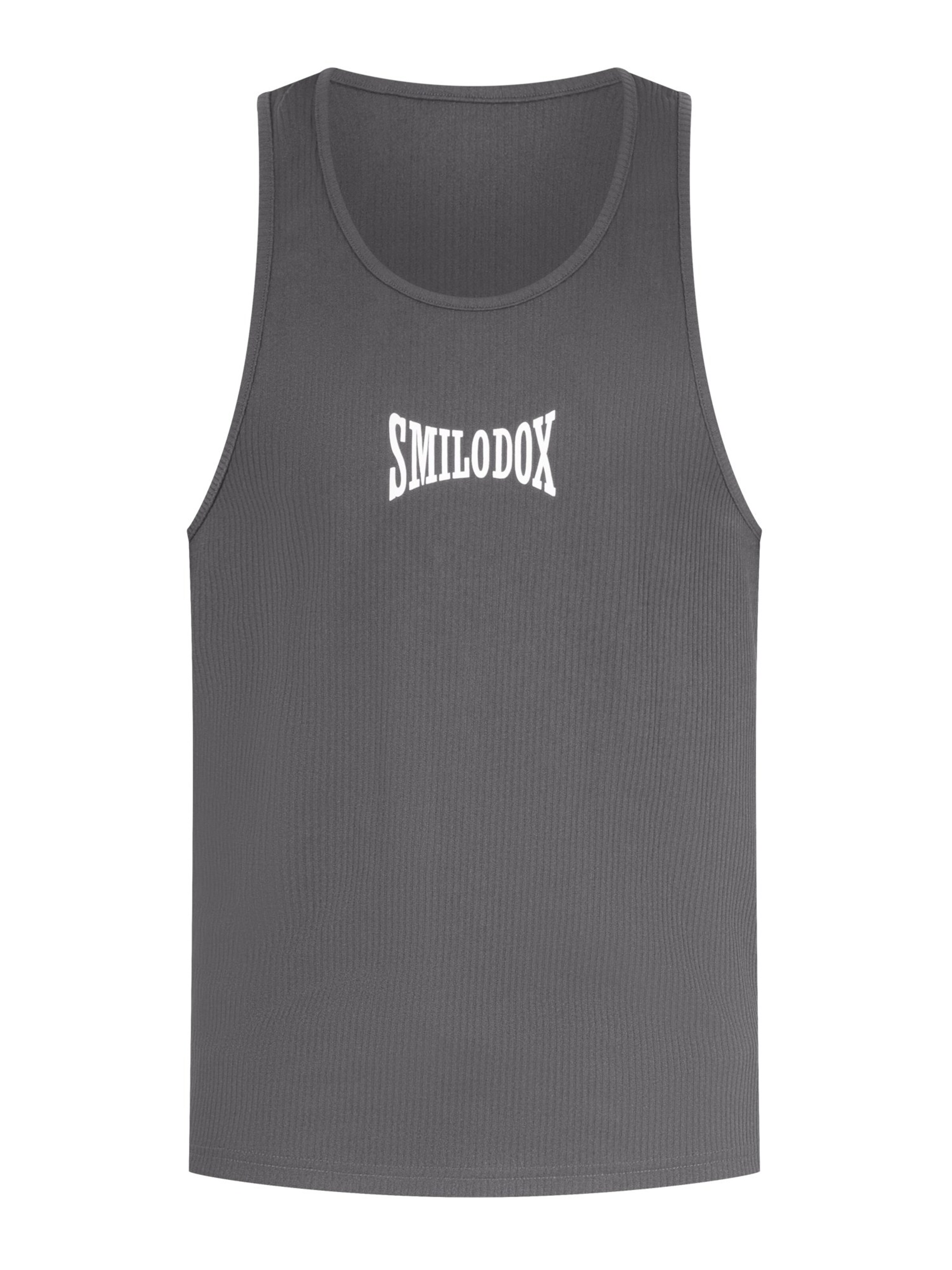 Smilodox Stringer Top ' Classic Ripp ' in Anthrazit | ABOUT YOU