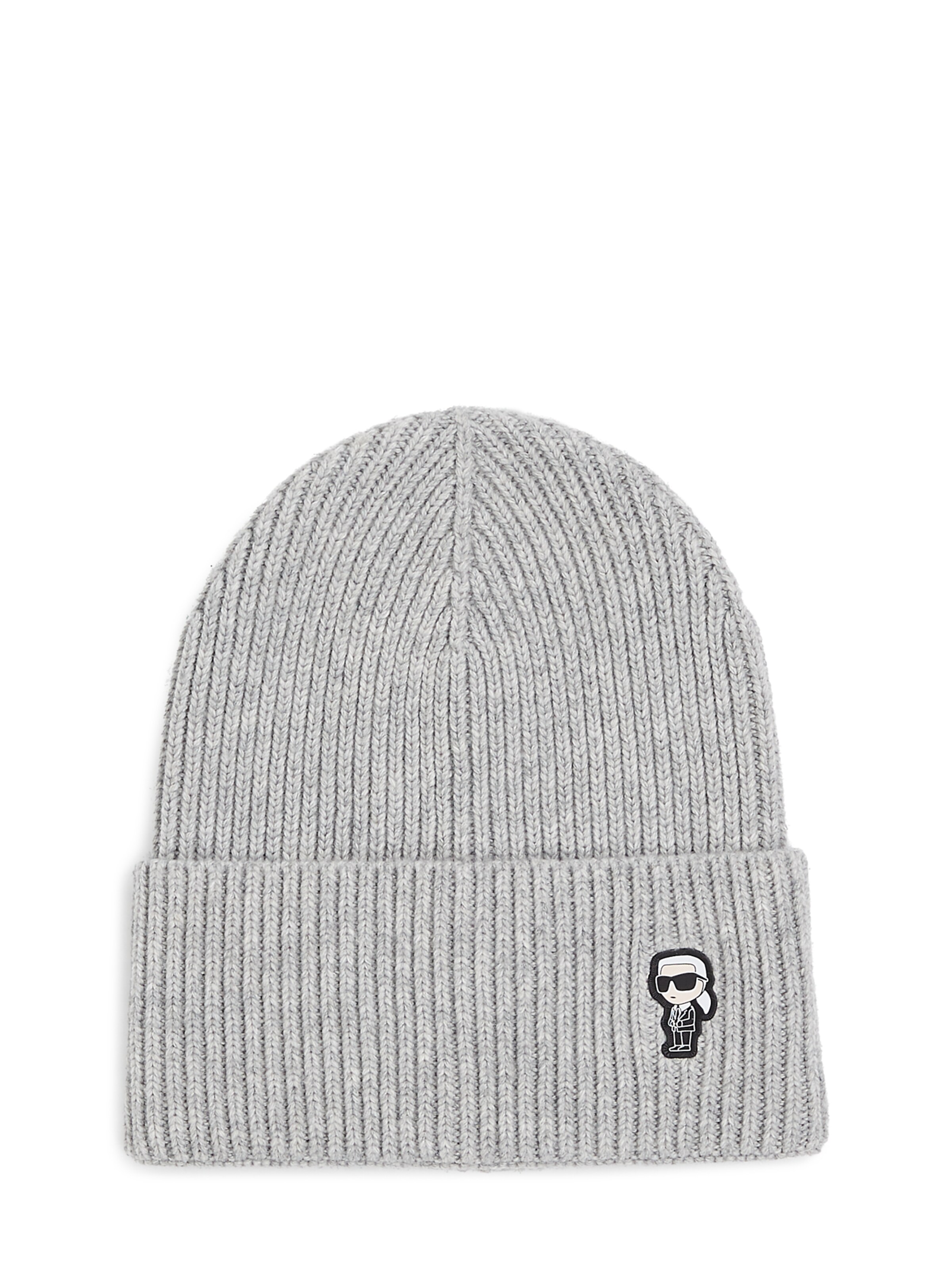 Karl Lagerfeld Hut ' Ikonik Wide-Brim Beanie ' in Grau | ABOUT YOU