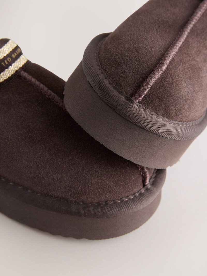 Baker by Ted Baker Lage schoen in Chocoladebruin | ABOUT YOU