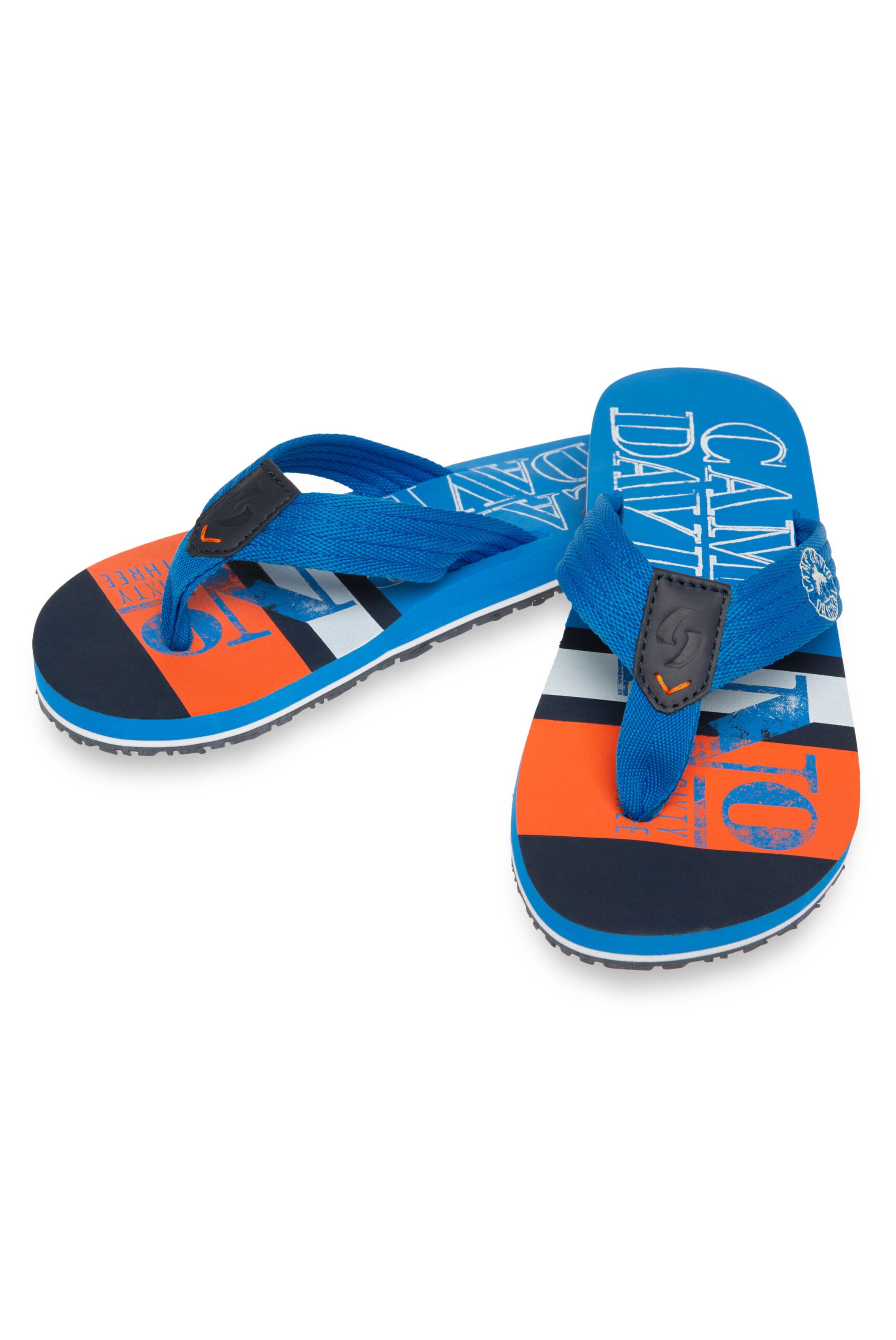 CAMP DAVID Beach Sandale mit Logo-Design in Blau | ABOUT YOU