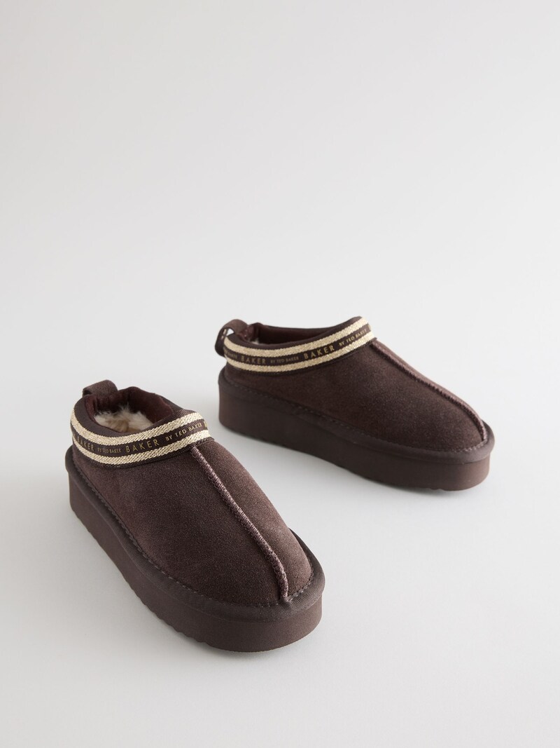 Baker by Ted Baker Lage schoen in Chocoladebruin | ABOUT YOU