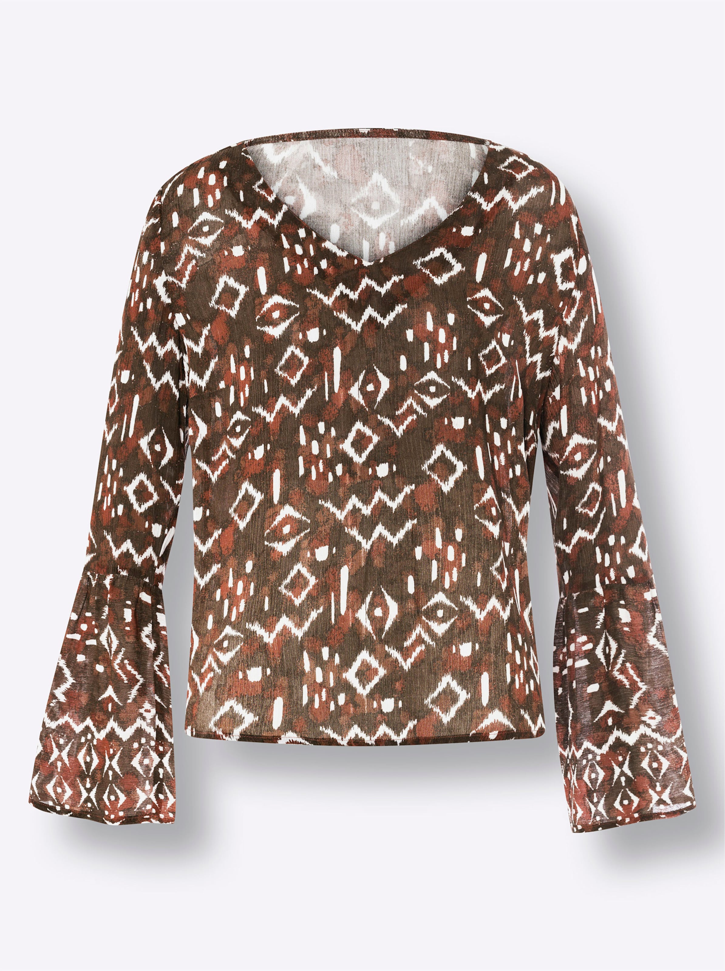 heine Blouse in Bruin, Cognac | ABOUT YOU