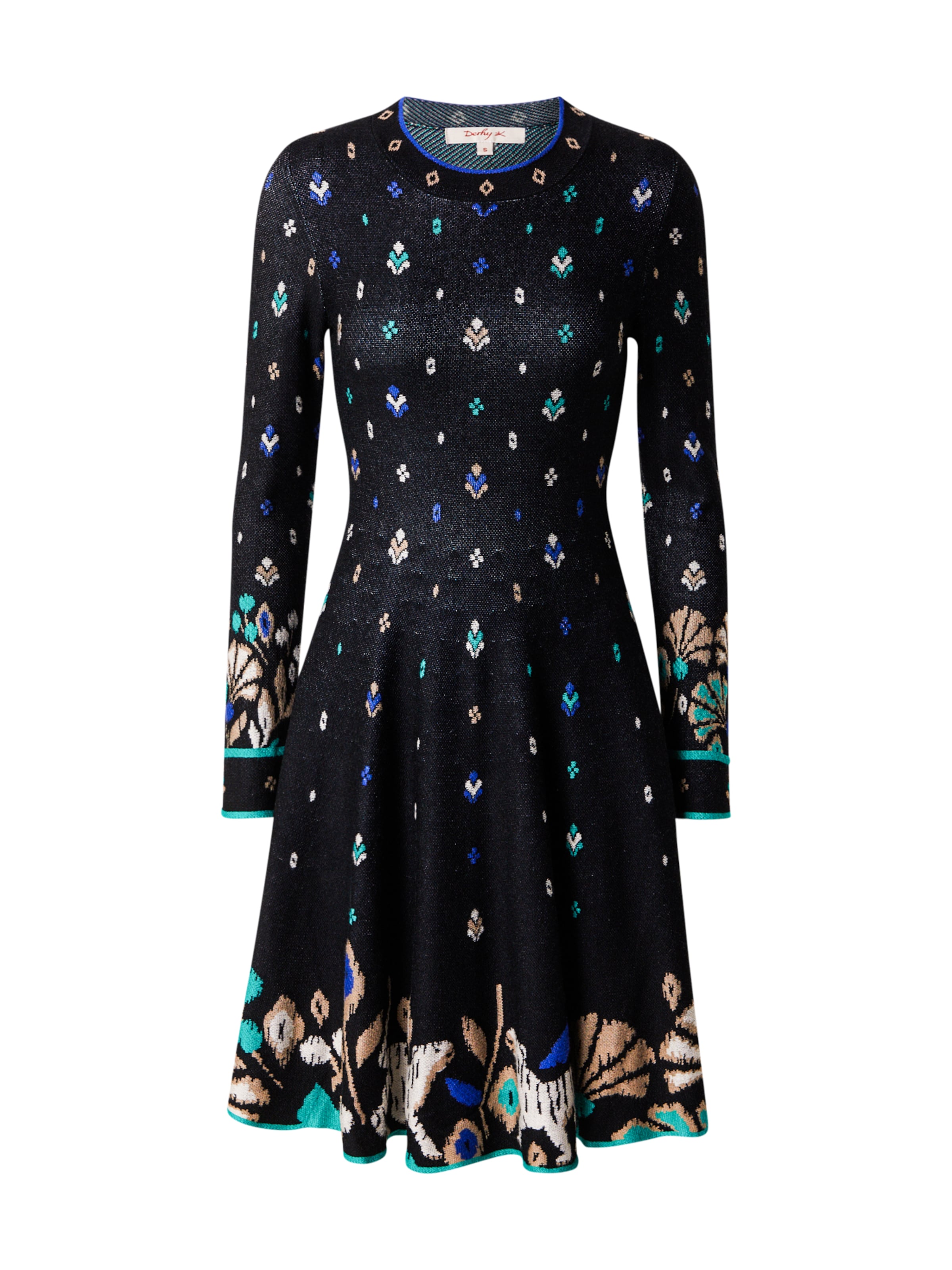 Derhy Úpletové šaty (Černá) | ABOUT YOU