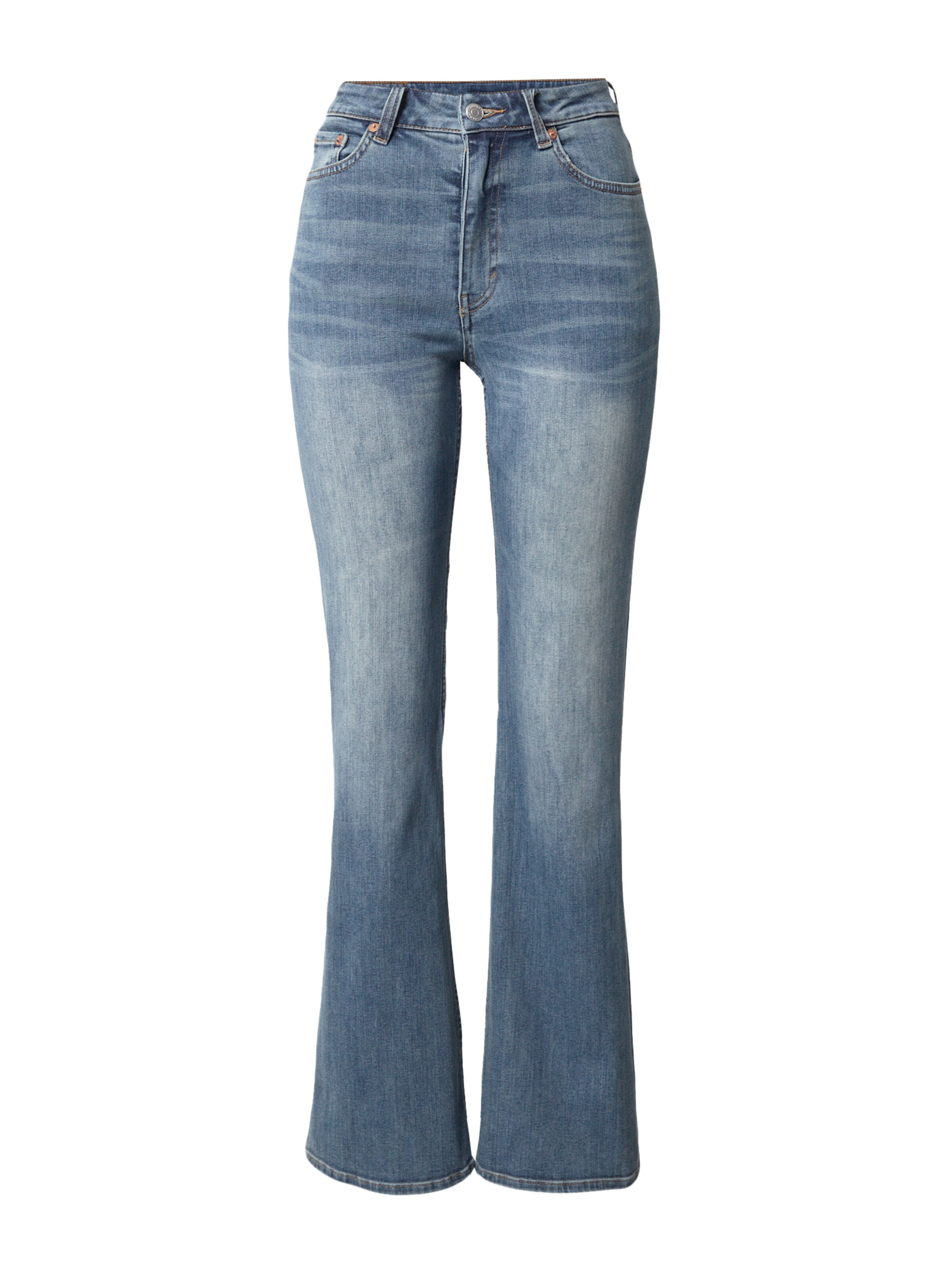 WEEKDAY Flared Jeans in Duifblauw | ABOUT YOU