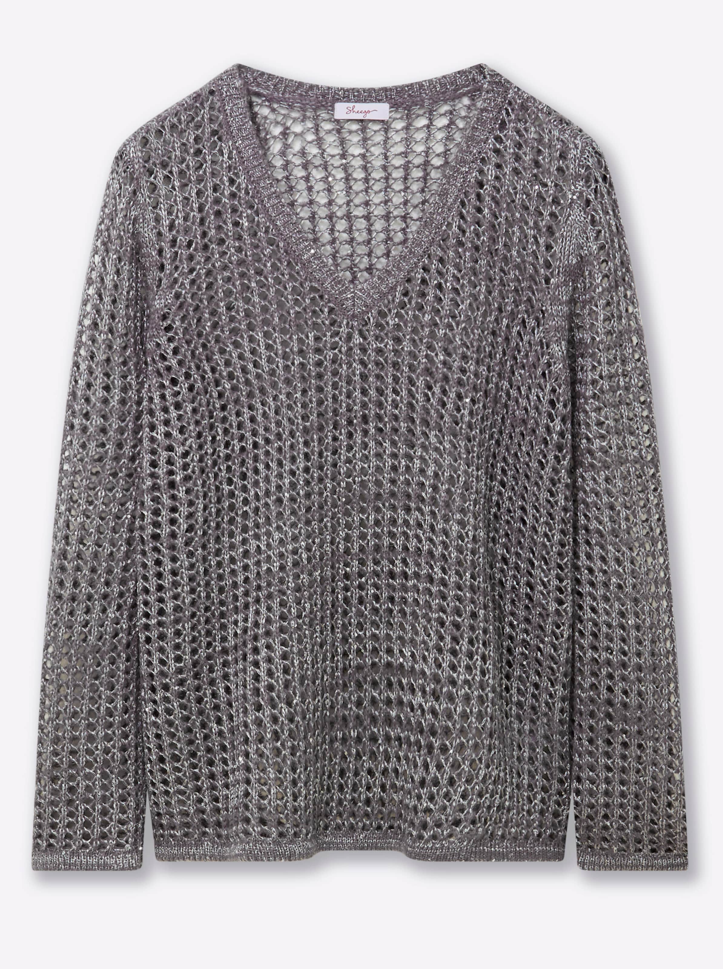 SHEEGO Pullover in Grau | ABOUT YOU