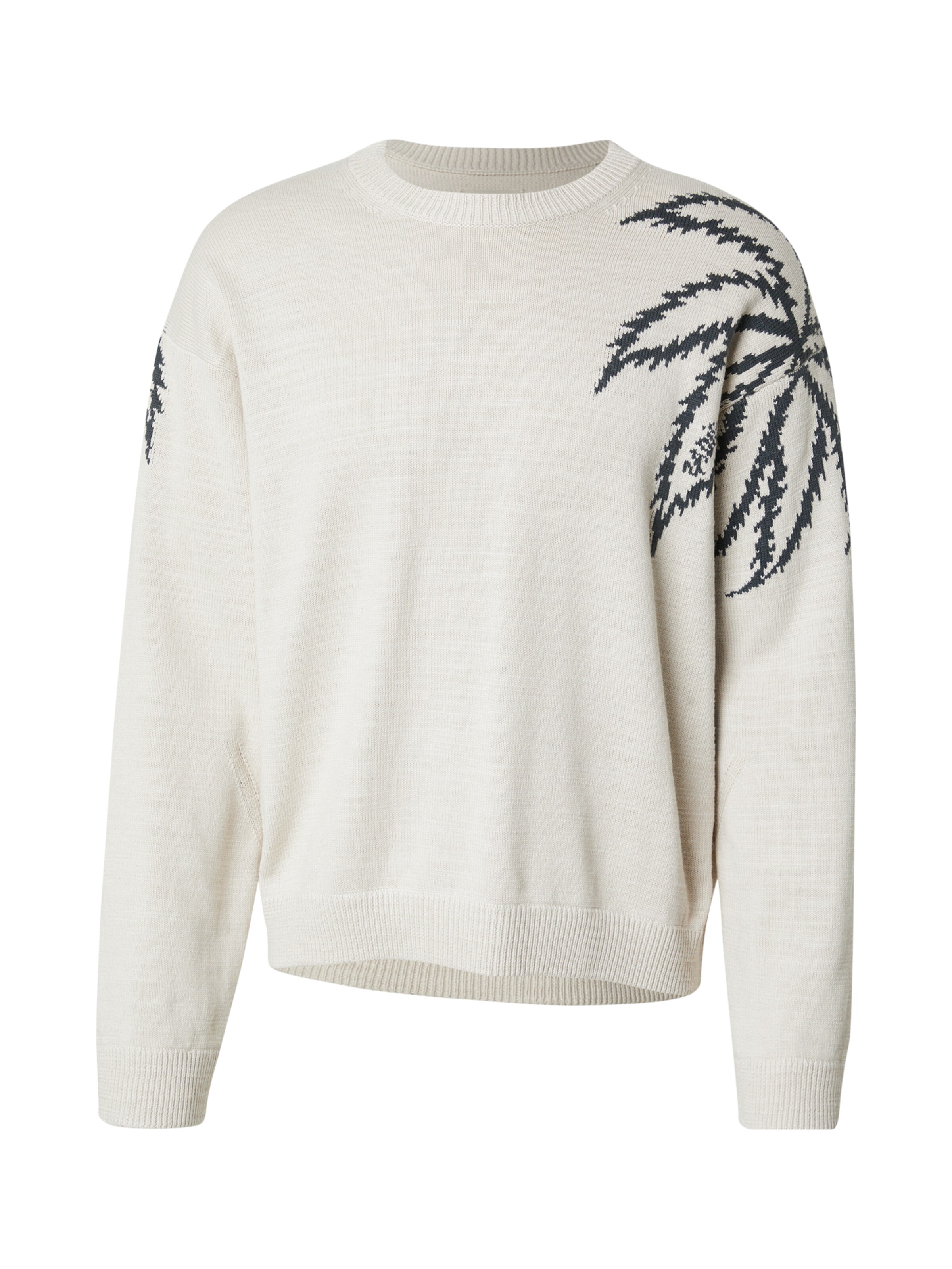 Zadig & Voltaire Pullover 'MARKO VI PALM TREE' in Beige | ABOUT YOU