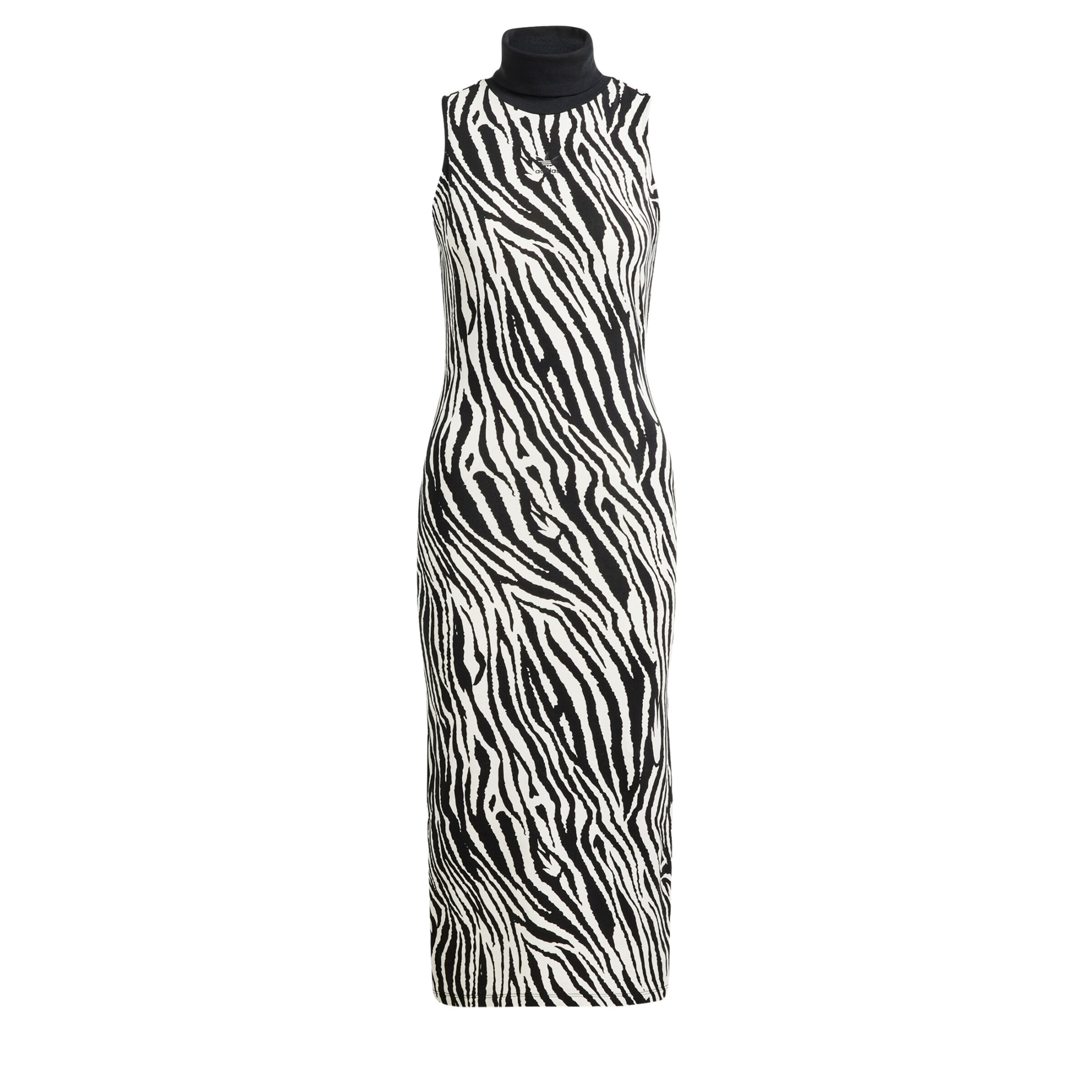 ADIDAS ORIGINALS Rochie 'Allover Zebra Animal Print' pe Alb | ABOUT YOU