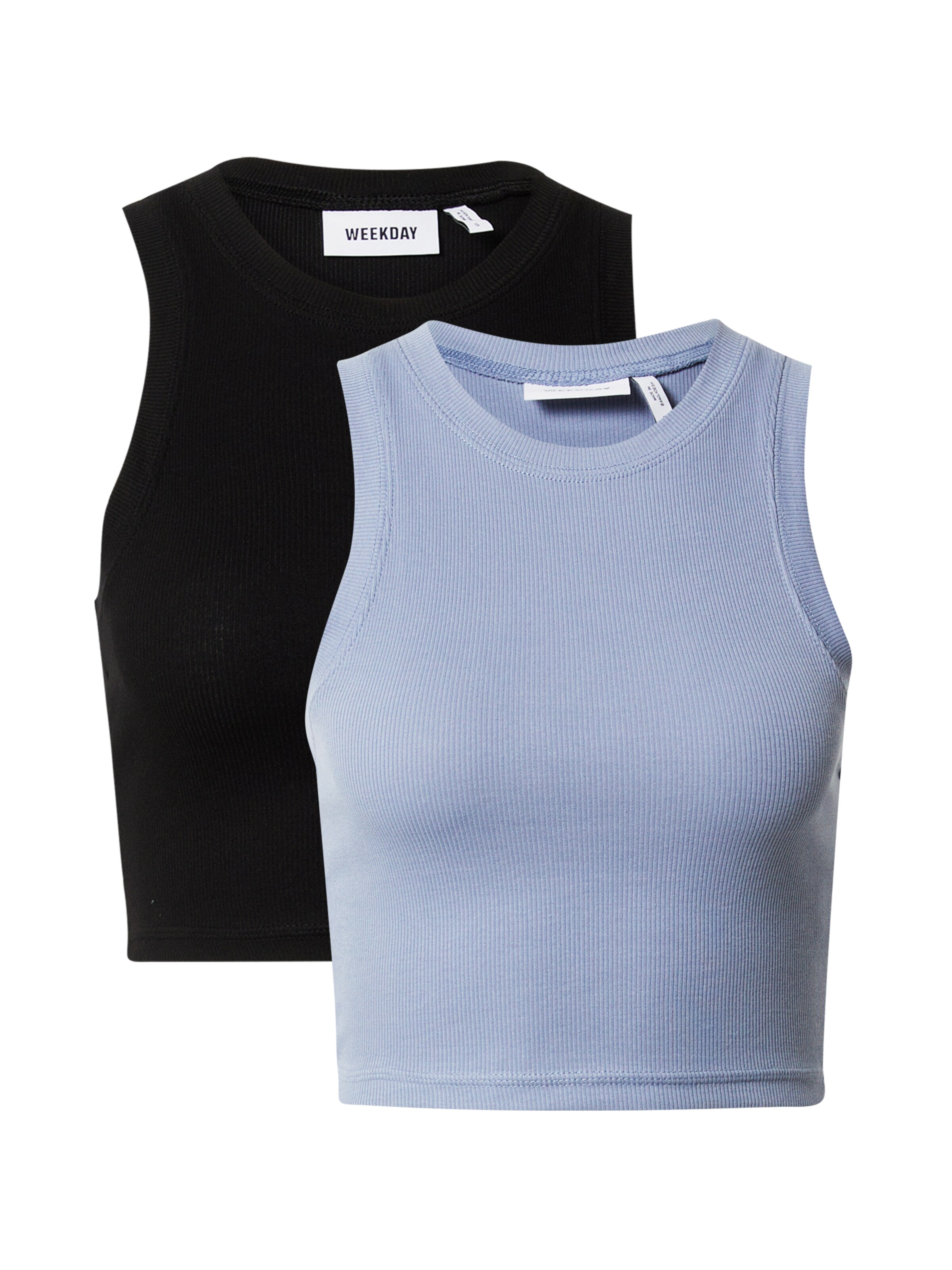 WEEKDAY Top in Taupe, Schwarz | ABOUT YOU