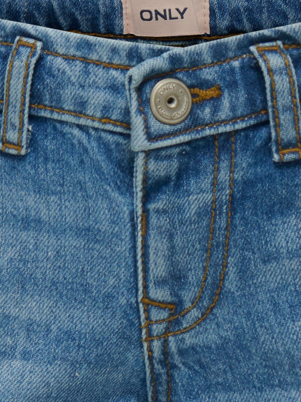 Only Mini Wide Leg Jeans 'KMGCOMET' in Blue Denim | ABOUT YOU