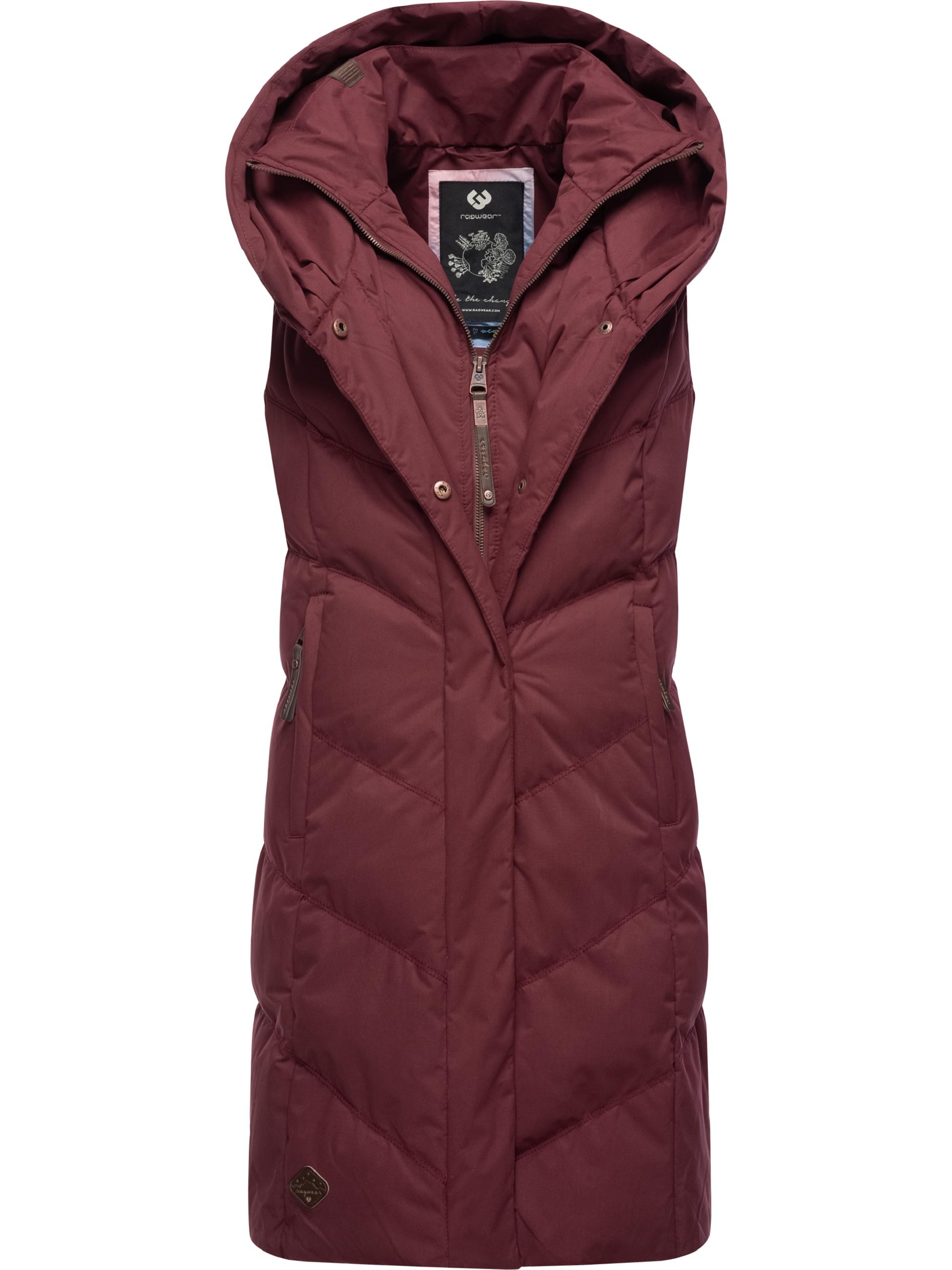 Ragwear Weste 'Natalka' in Weinrot | ABOUT YOU