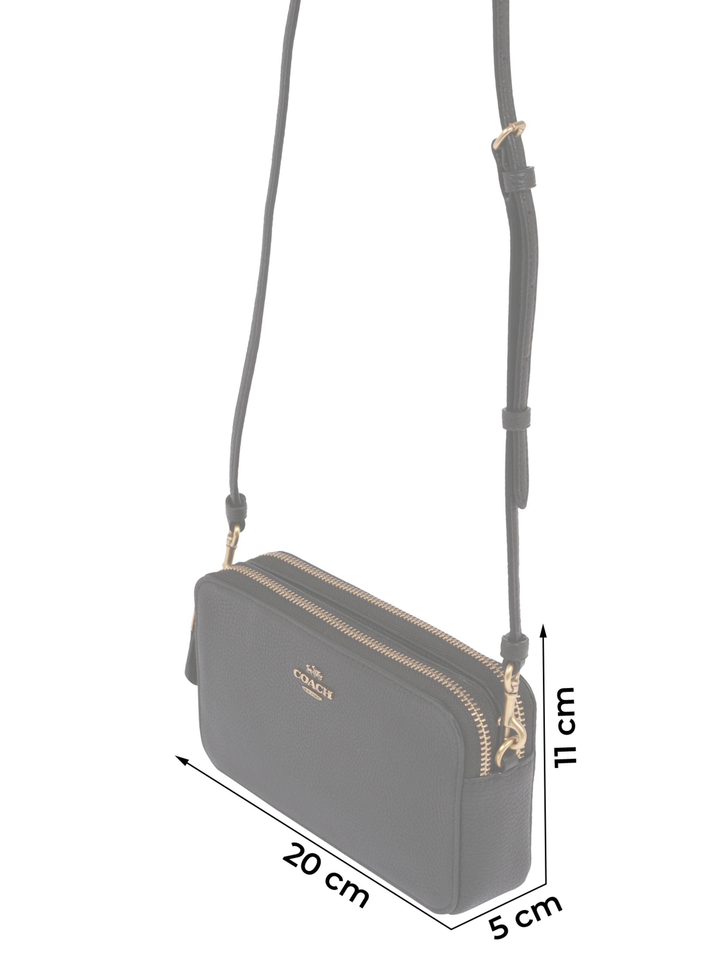 COACH Mala de ombro 'Kira' em Preto | ABOUT YOU