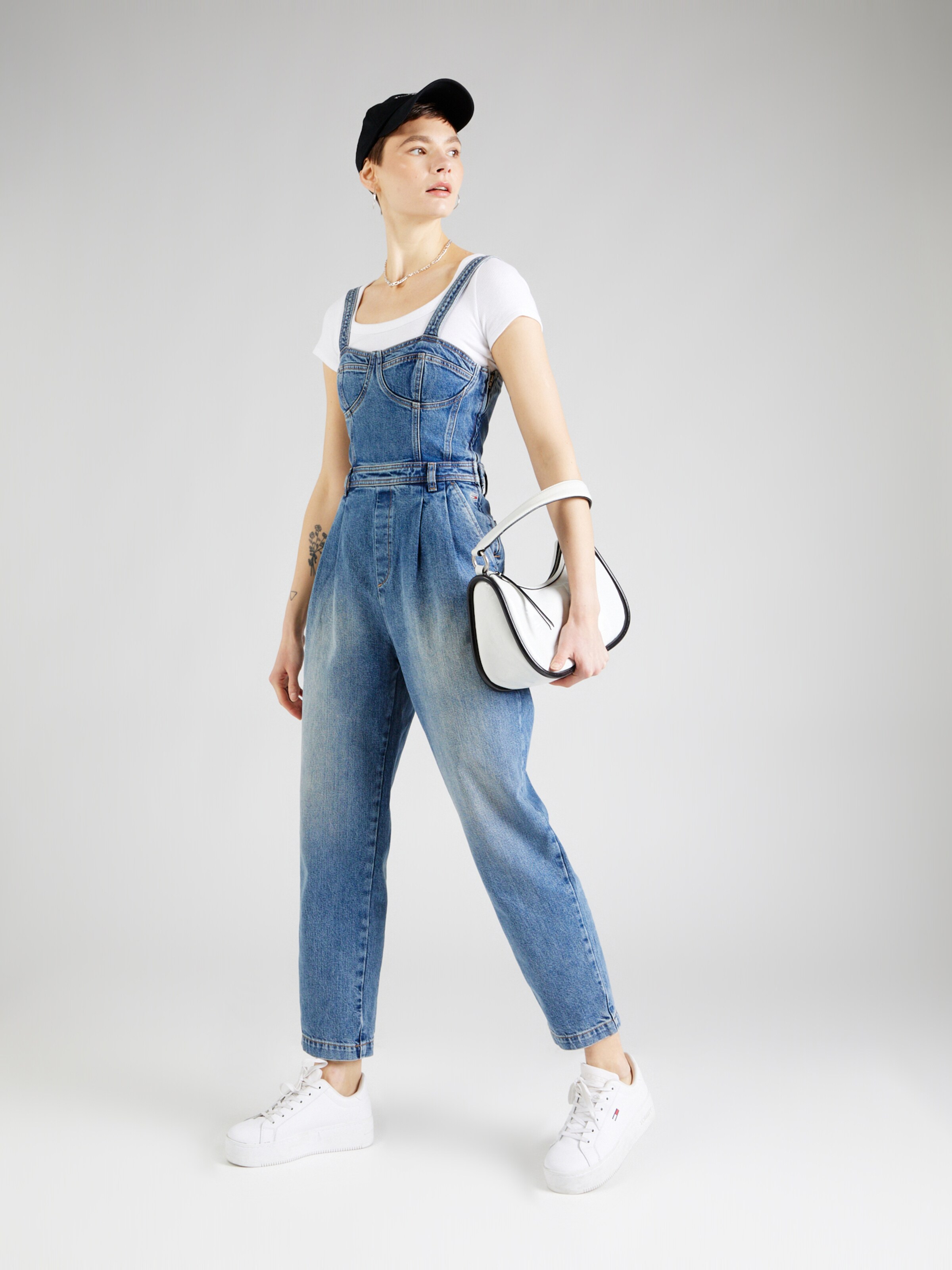Tommy Jeans Jumpsuit in Blue Denim ABOUT YOU
