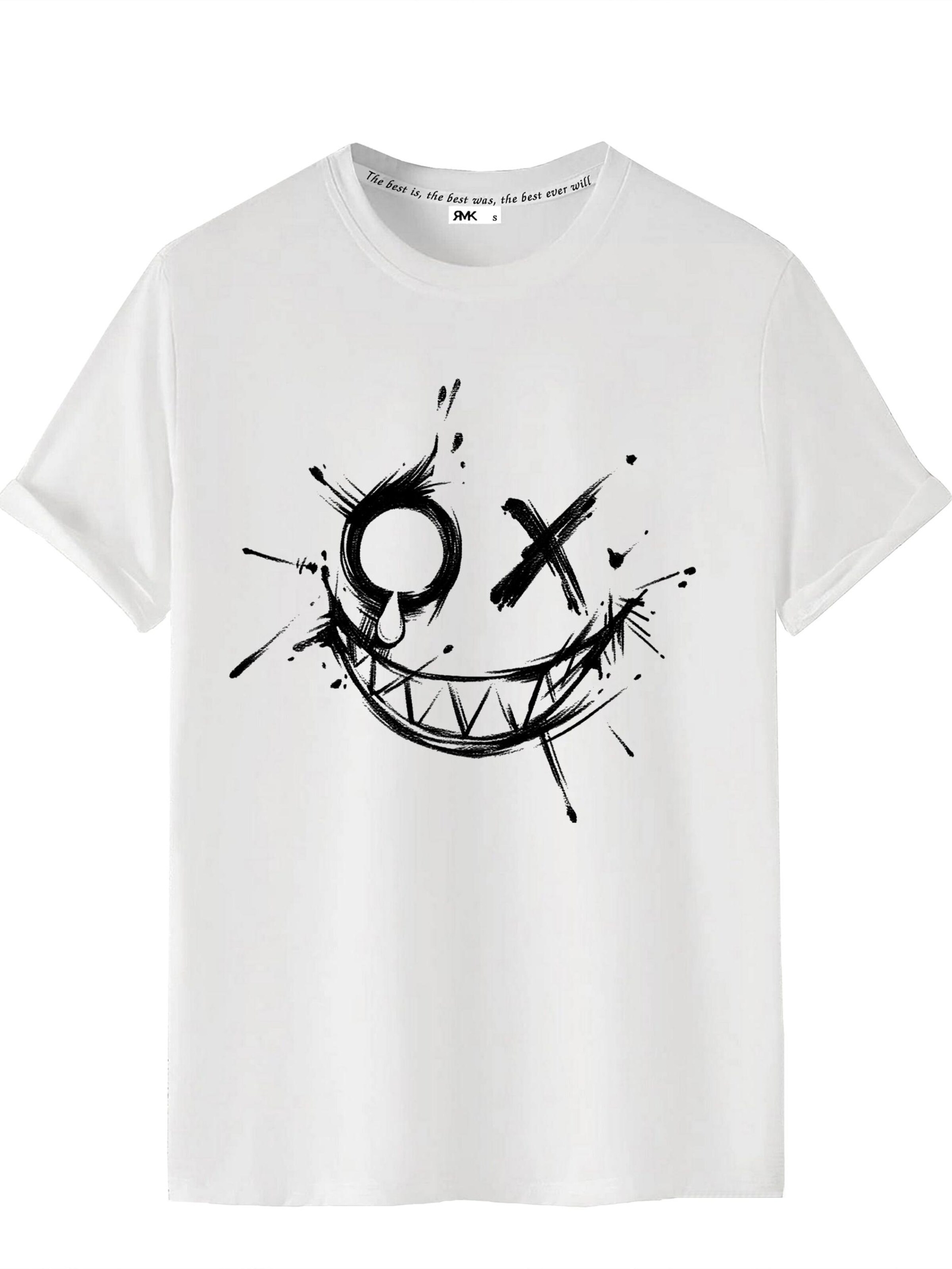 RMK Shirt 'Joker Smiley'‌‌‌‌‌‌ in Weiß | ABOUT YOU
