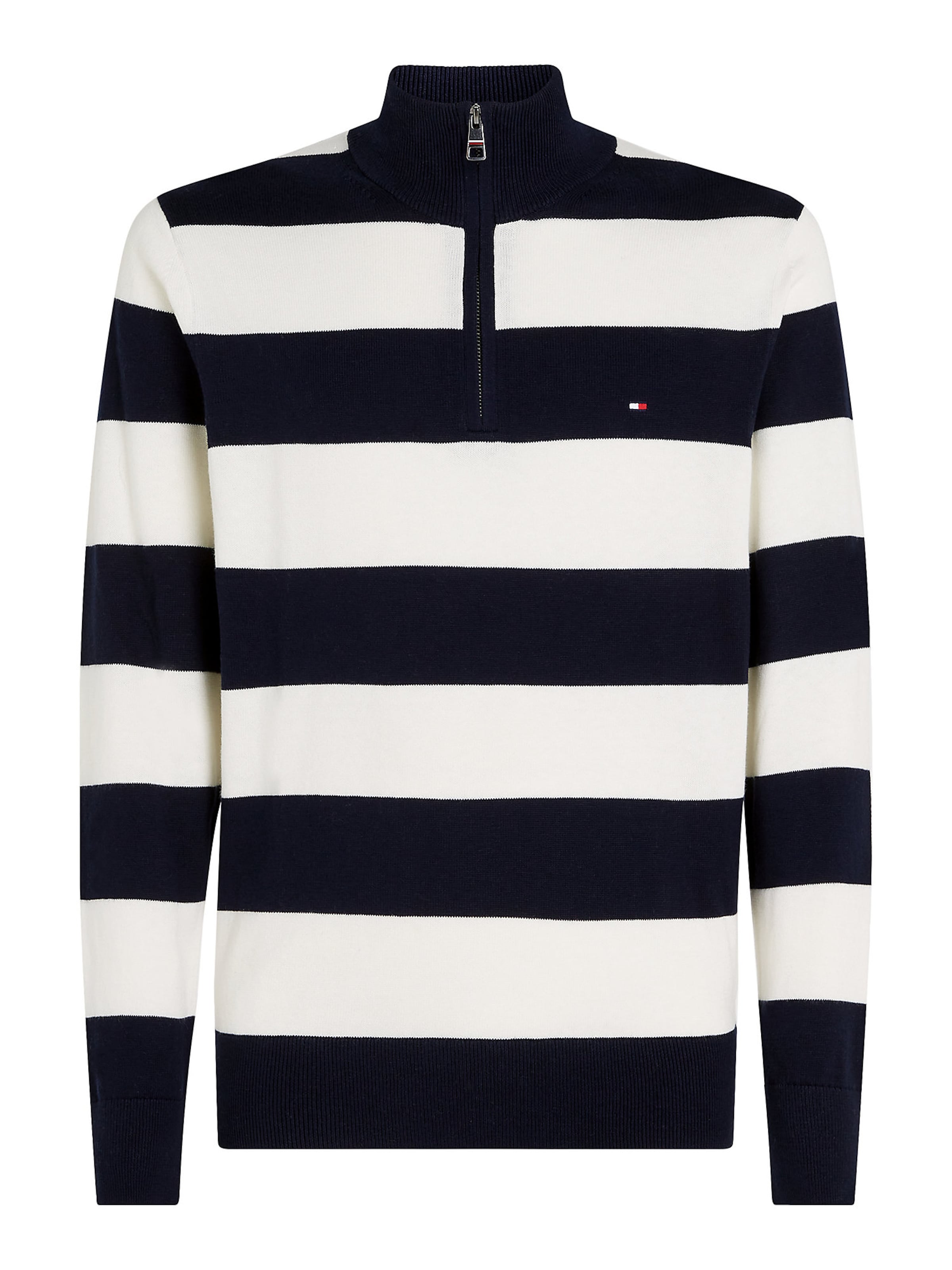 TOMMY HILFIGER Sweater in Black ABOUT YOU