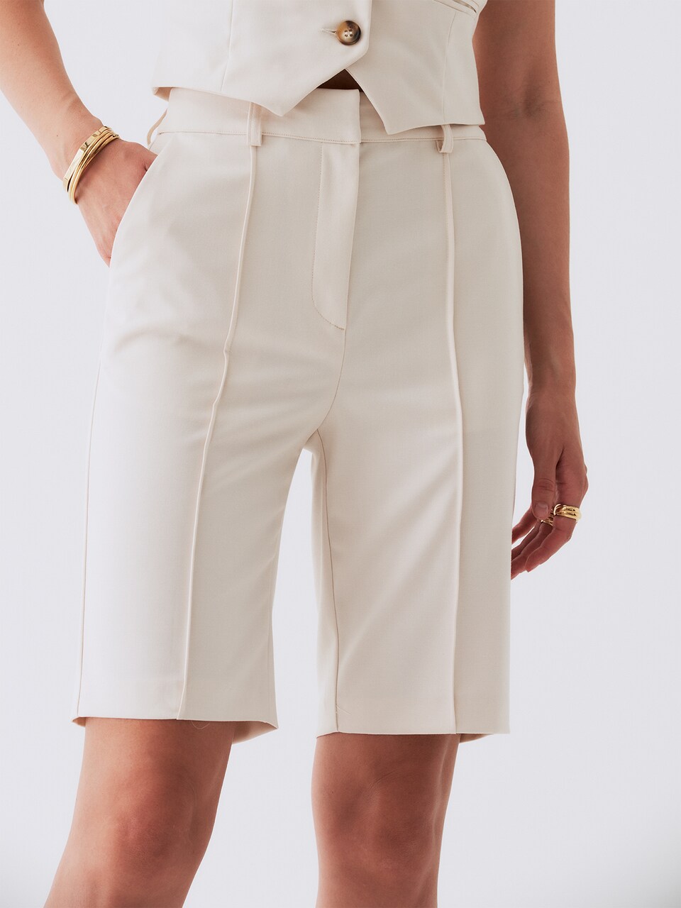 Knielange Shorts Damen
