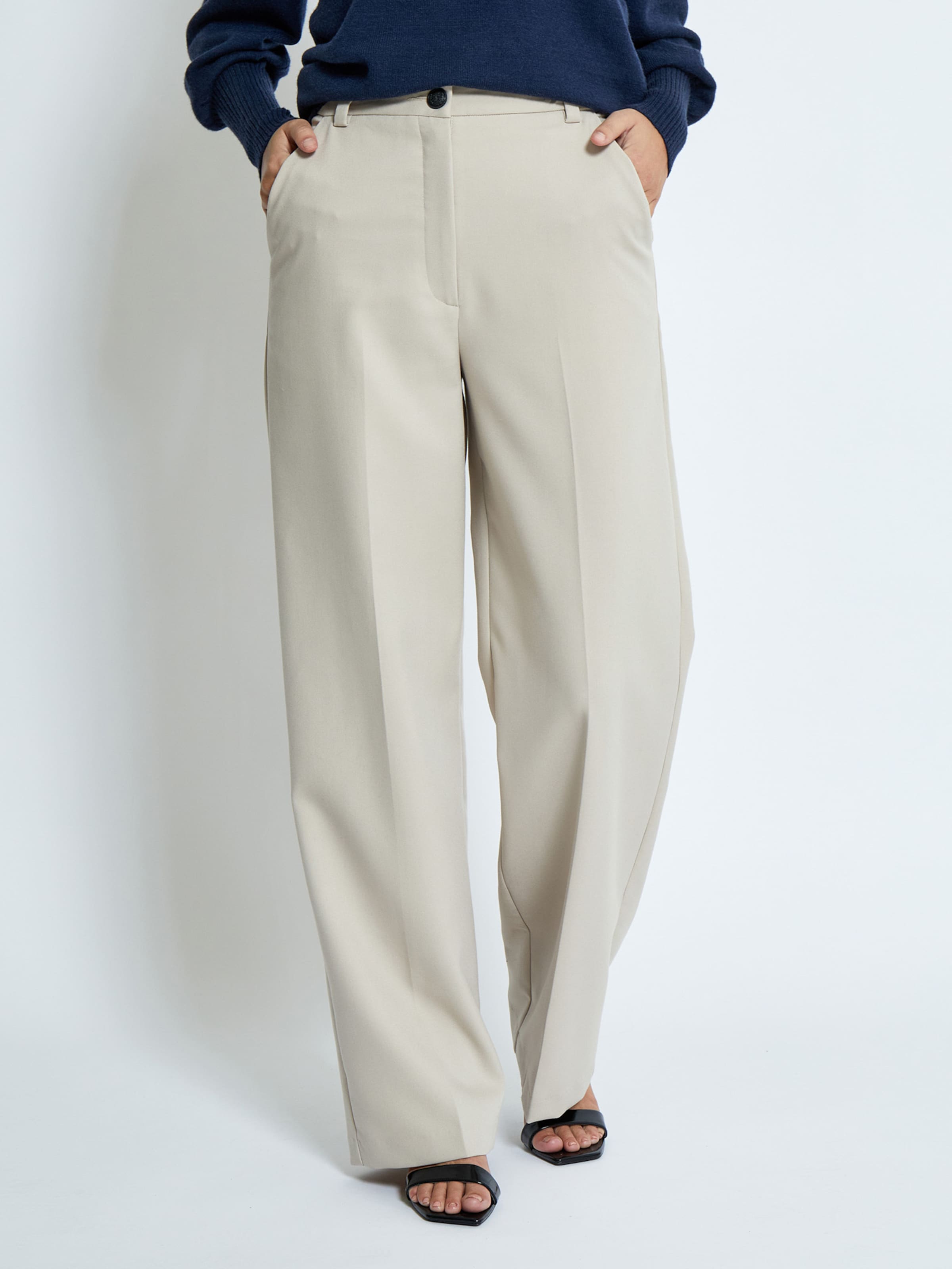 Peppercorn Loose fit Pants 'Ginette' in Grey | ABOUT YOU