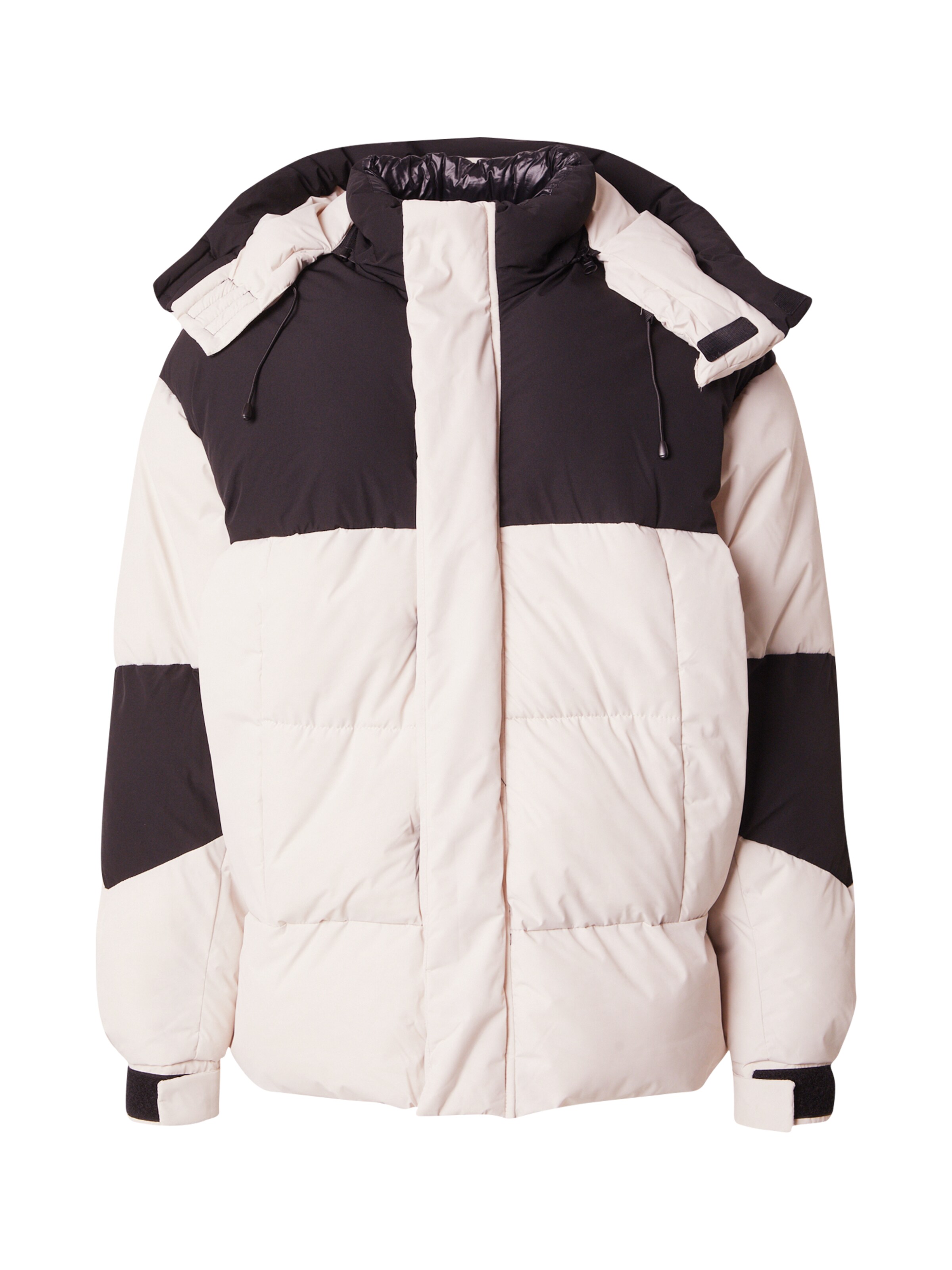 JACK & JONES Geacă de iarnă 'COURBAN PUFFER' pe Crem, Negru | ABOUT YOU