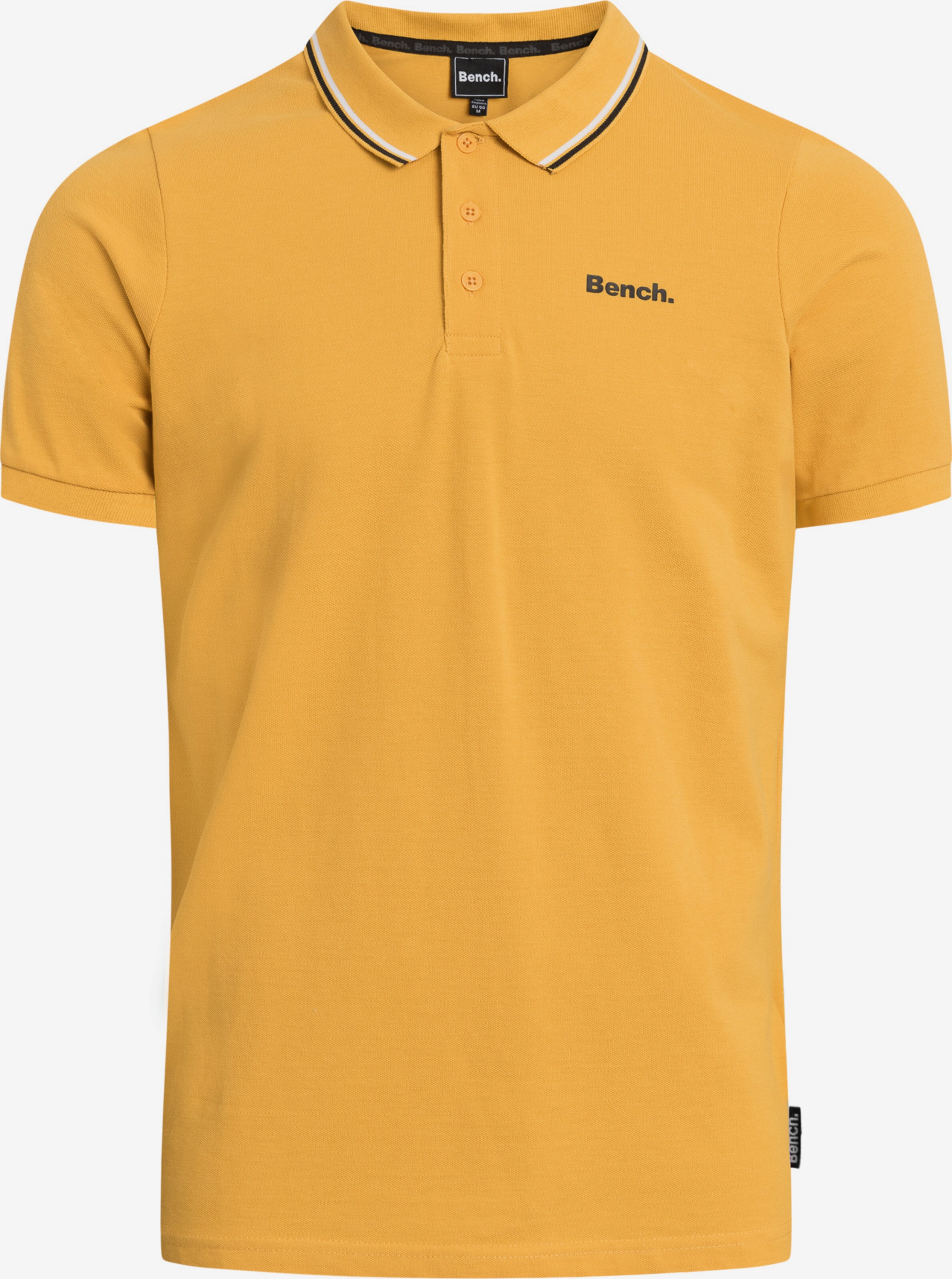 BENCH Polo Shirt 'Gruff' in Gelb | ABOUT YOU