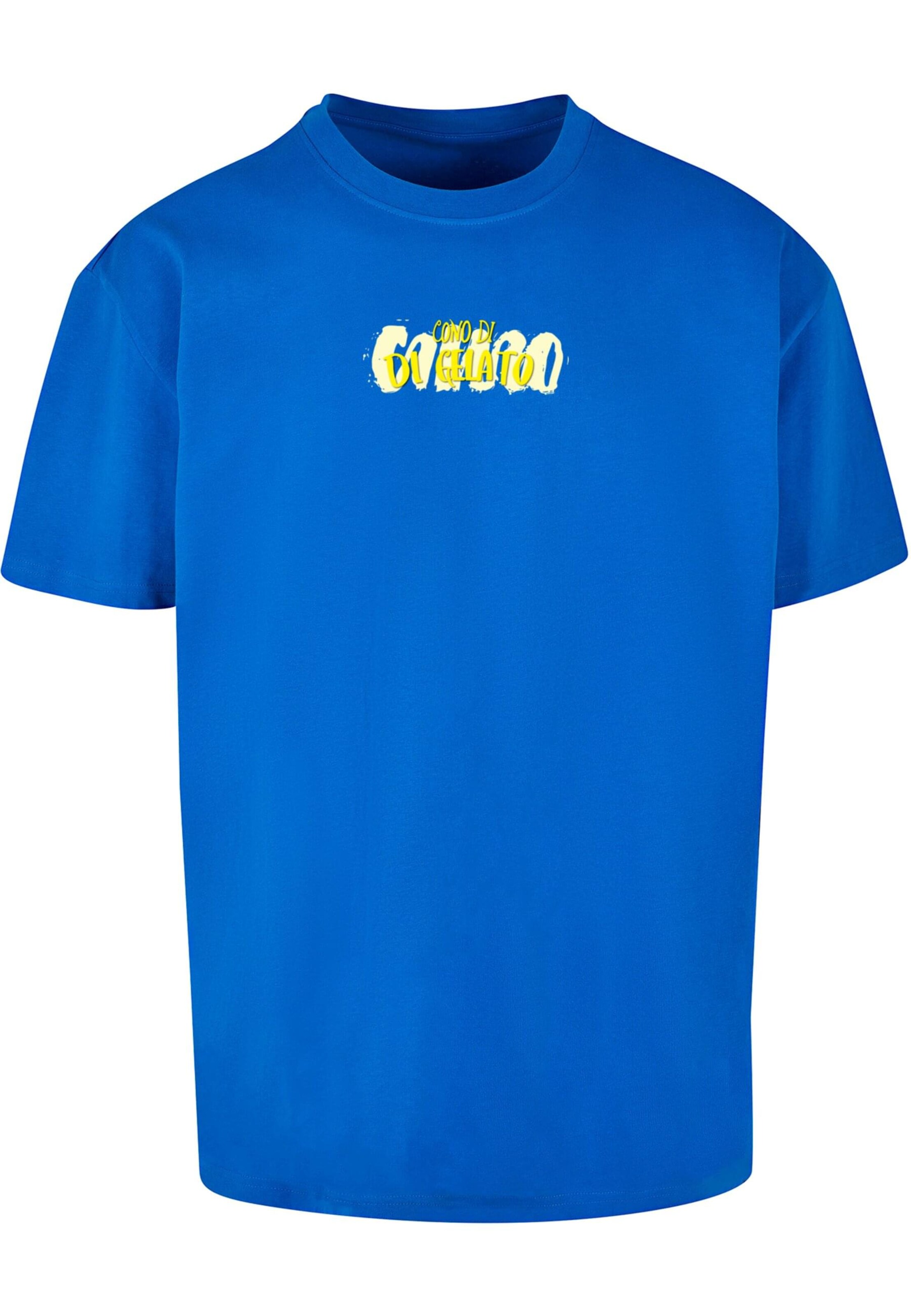 Merchcode T-Shirt 'Cono Di Gelato' in Blau | ABOUT YOU