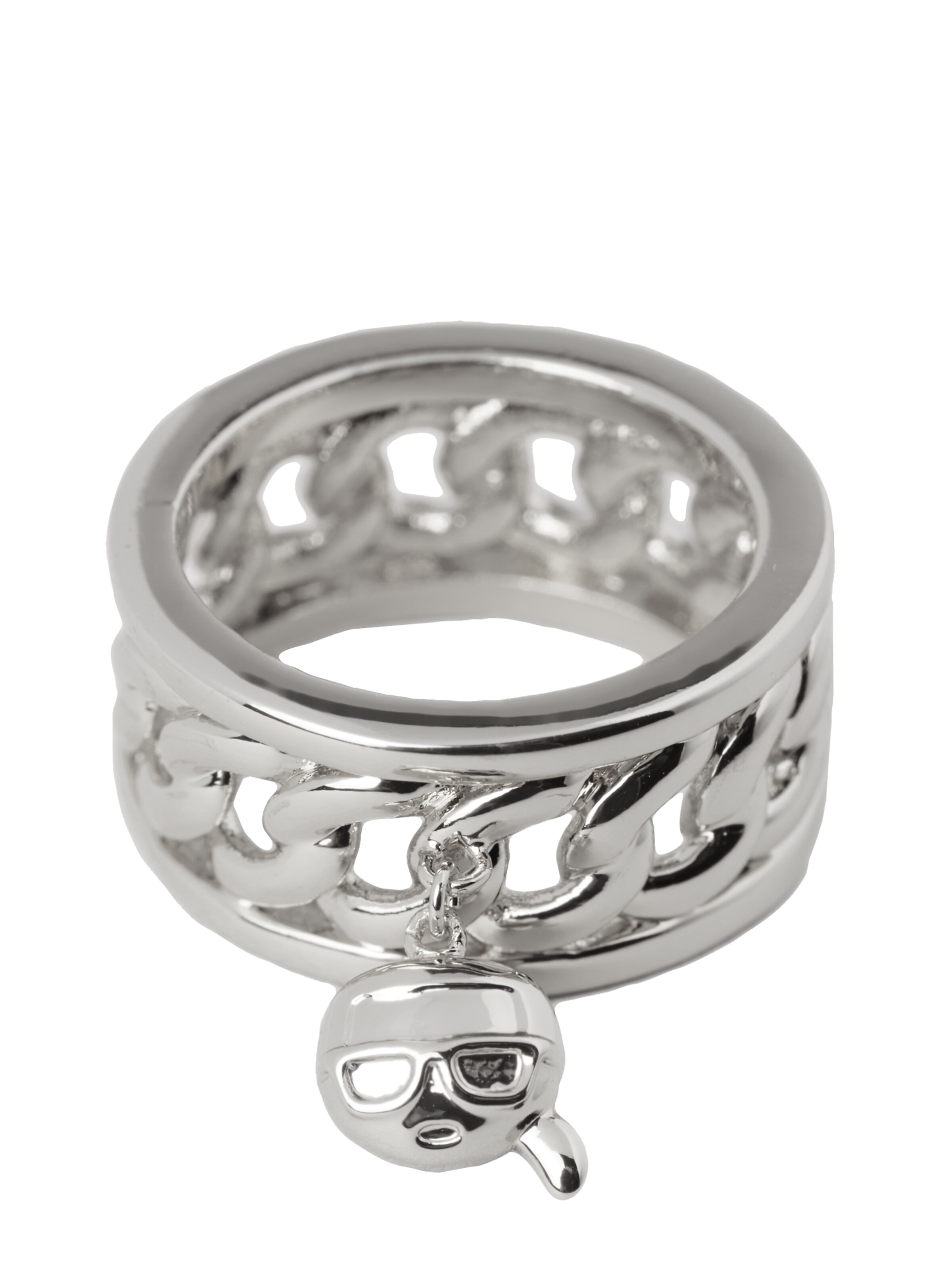 Karl Lagerfeld Ring 'Ikonik' in Silber | ABOUT YOU