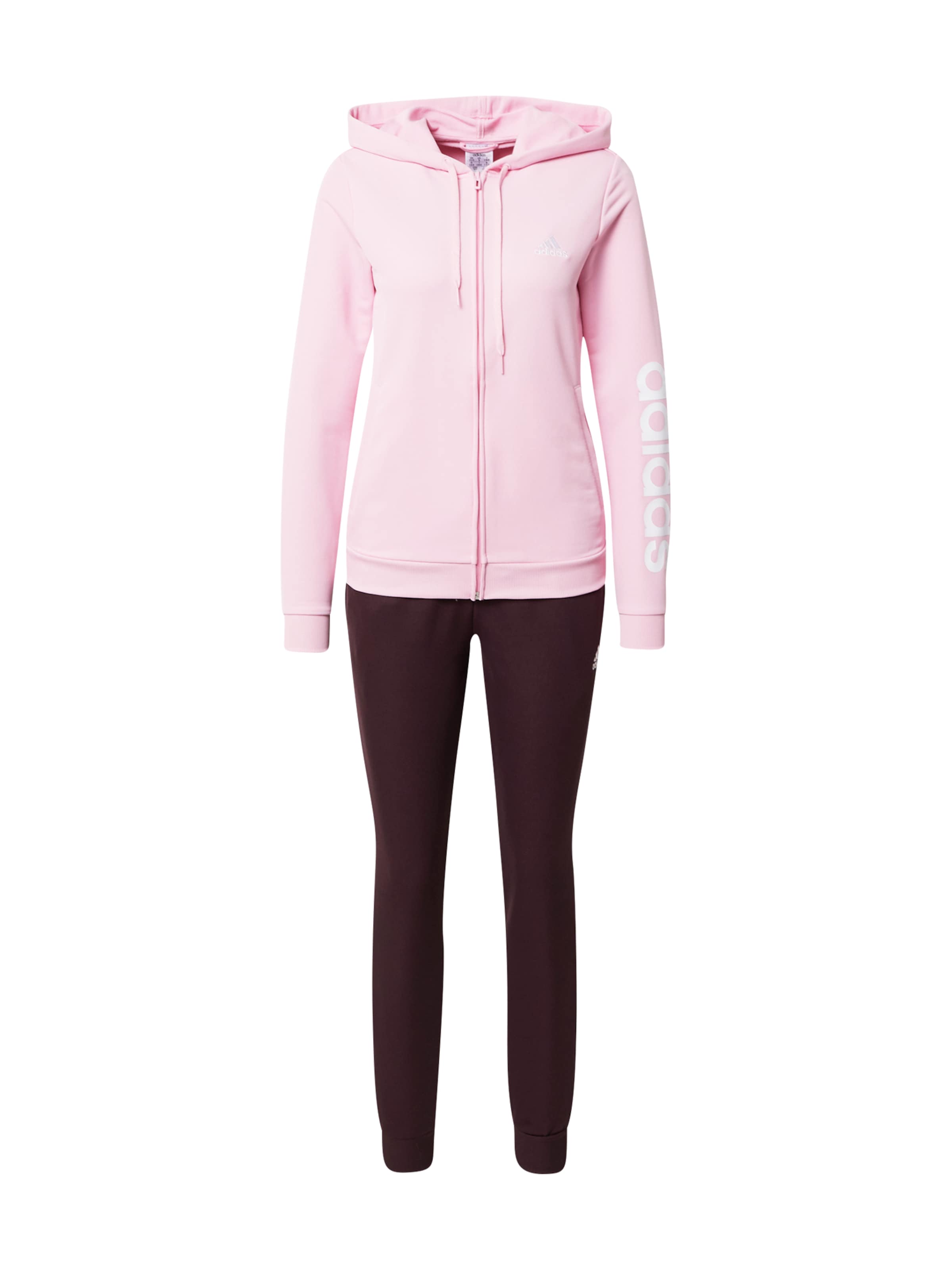 ADIDAS SPORTSWEAR Φόρμα 'Essentials Logo French Terry' σε Ανοικτό Ροζ ...