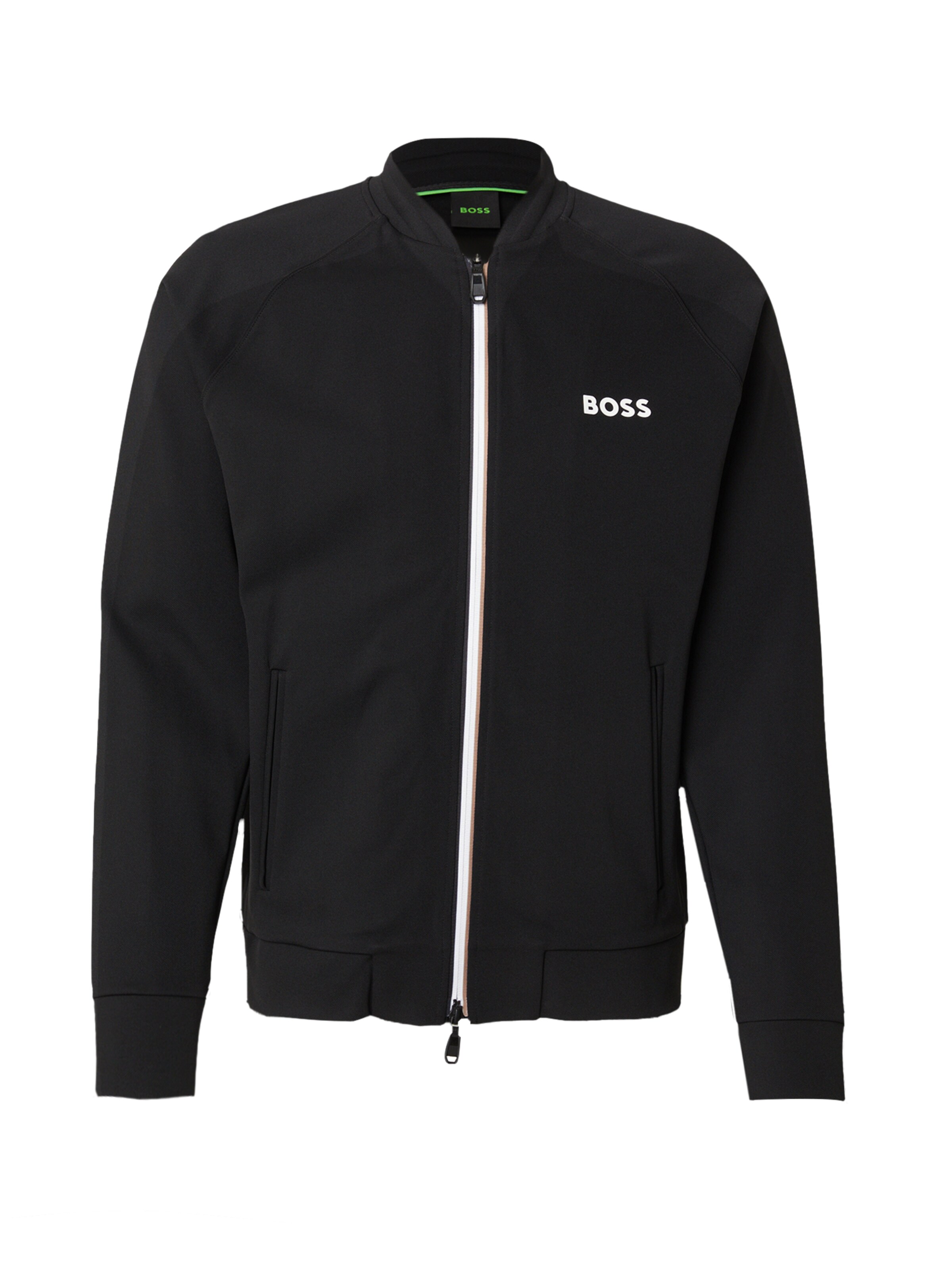 BOSS Casaco de treino 'Samoo' em Preto | ABOUT YOU