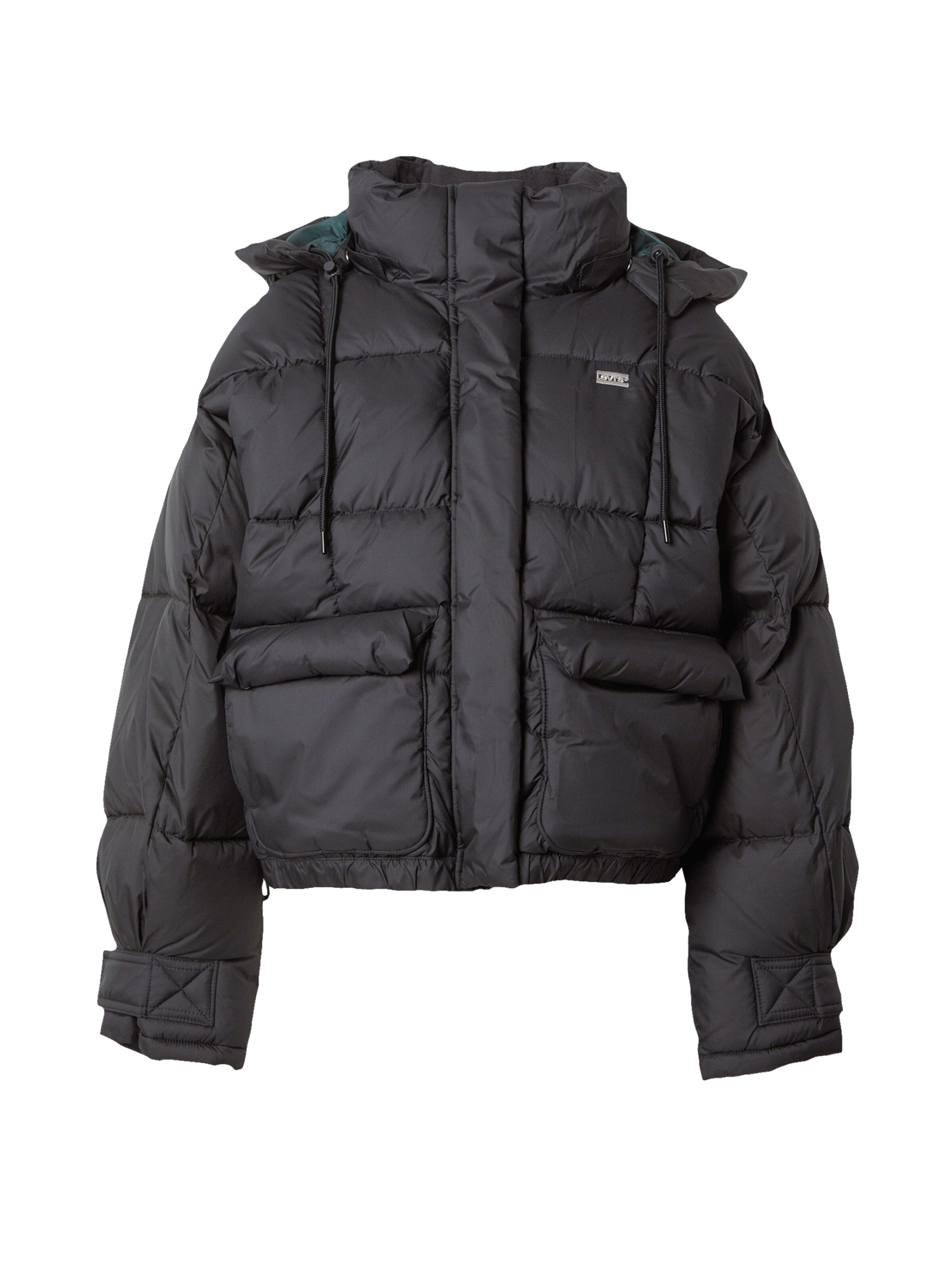 LEVI'S ® Geacă de primăvară-toamnă 'Baby Trapeze Puff' pe Negru | ABOUT YOU