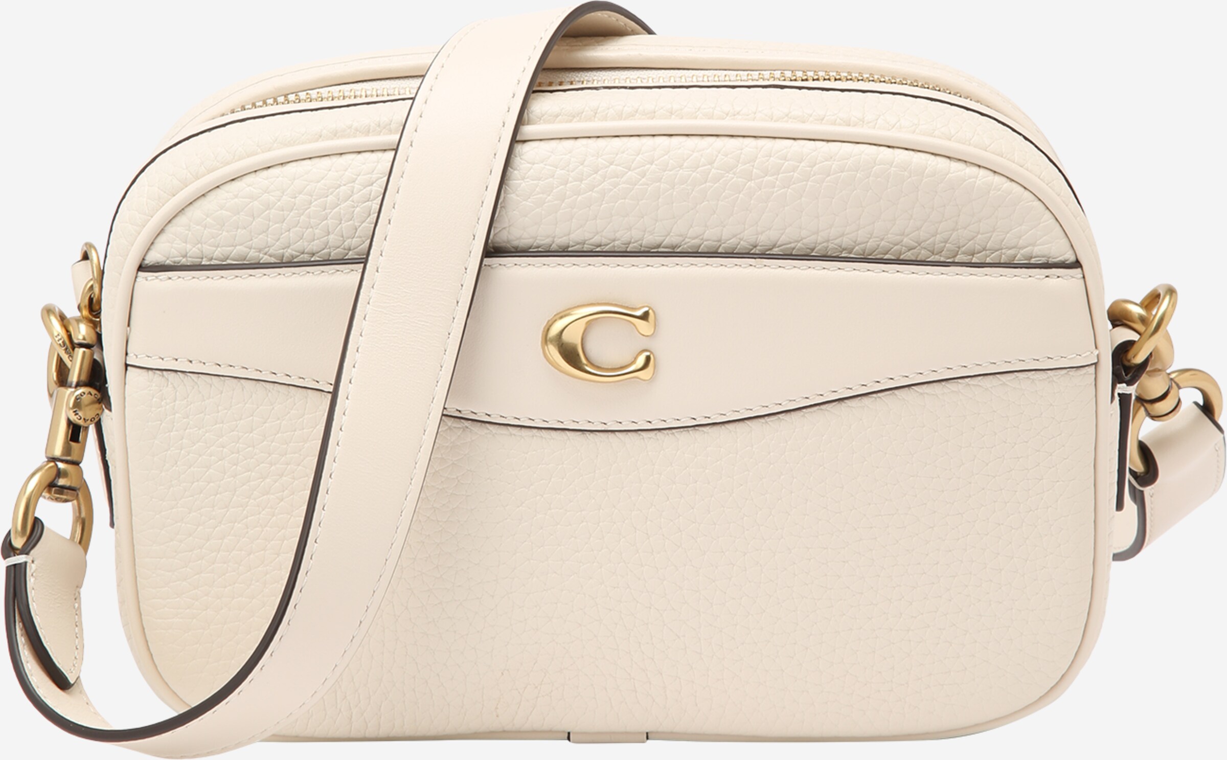 COACH Mala de ombro em Creme | ABOUT YOU