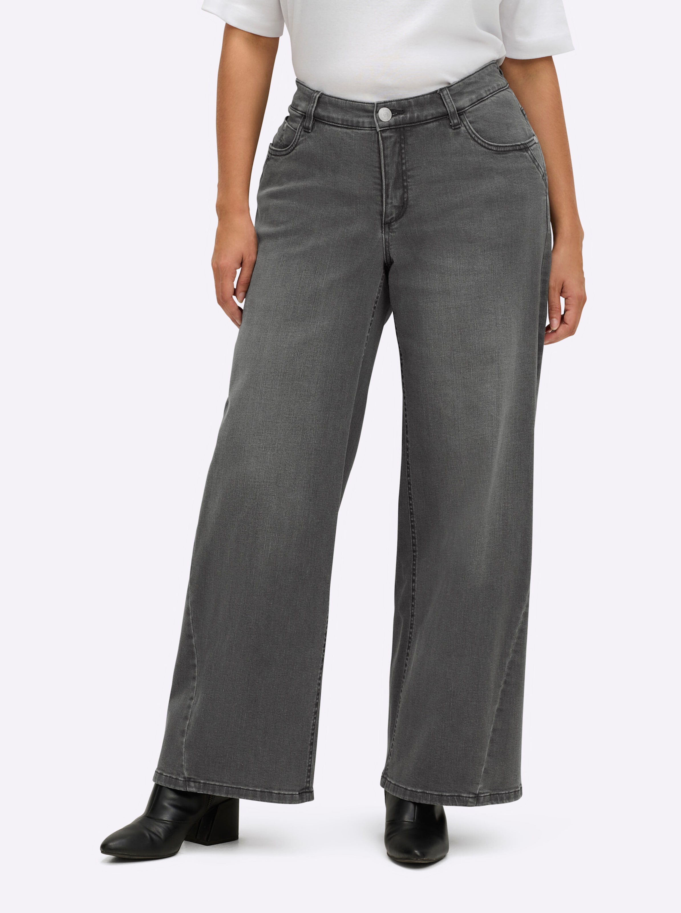 SHEEGO Loosefit Τζιν σε Πέτρα | ABOUT YOU