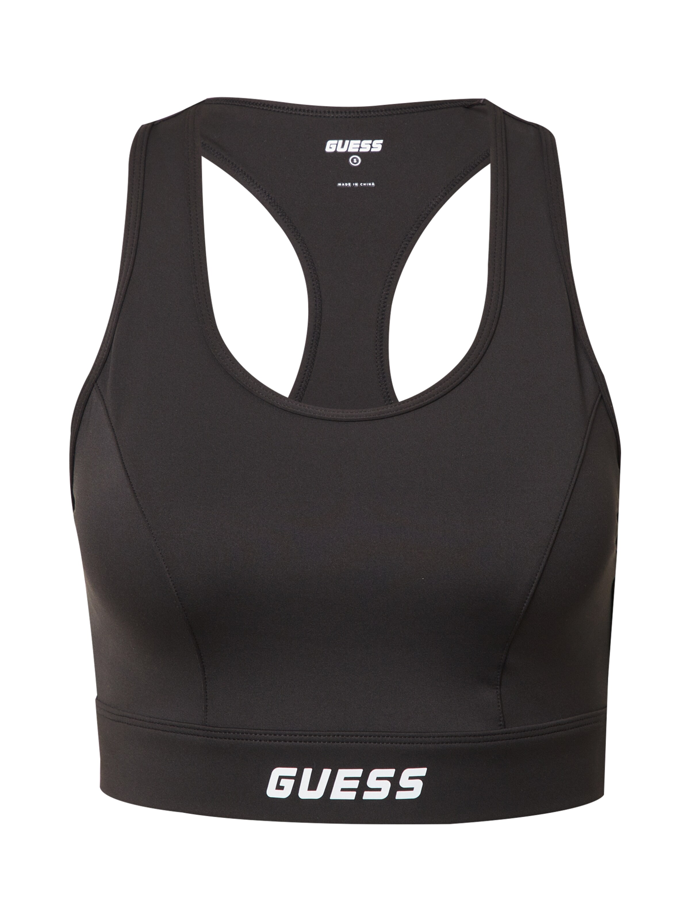 GUESS Korzetová Sportovní podprsenka 'ADRIANNA' (Černá) | ABOUT YOU