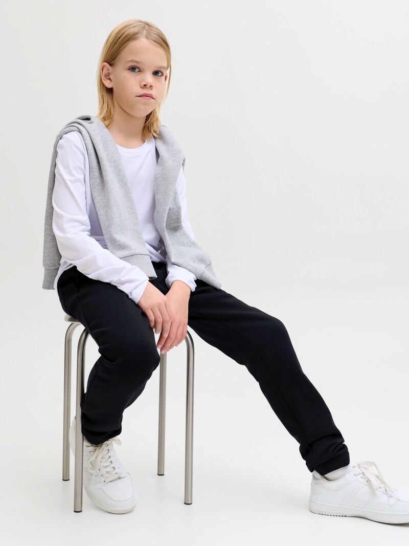 JJ Rebel Tapered Broek 'JREBGORM' in Zwart | ABOUT YOU