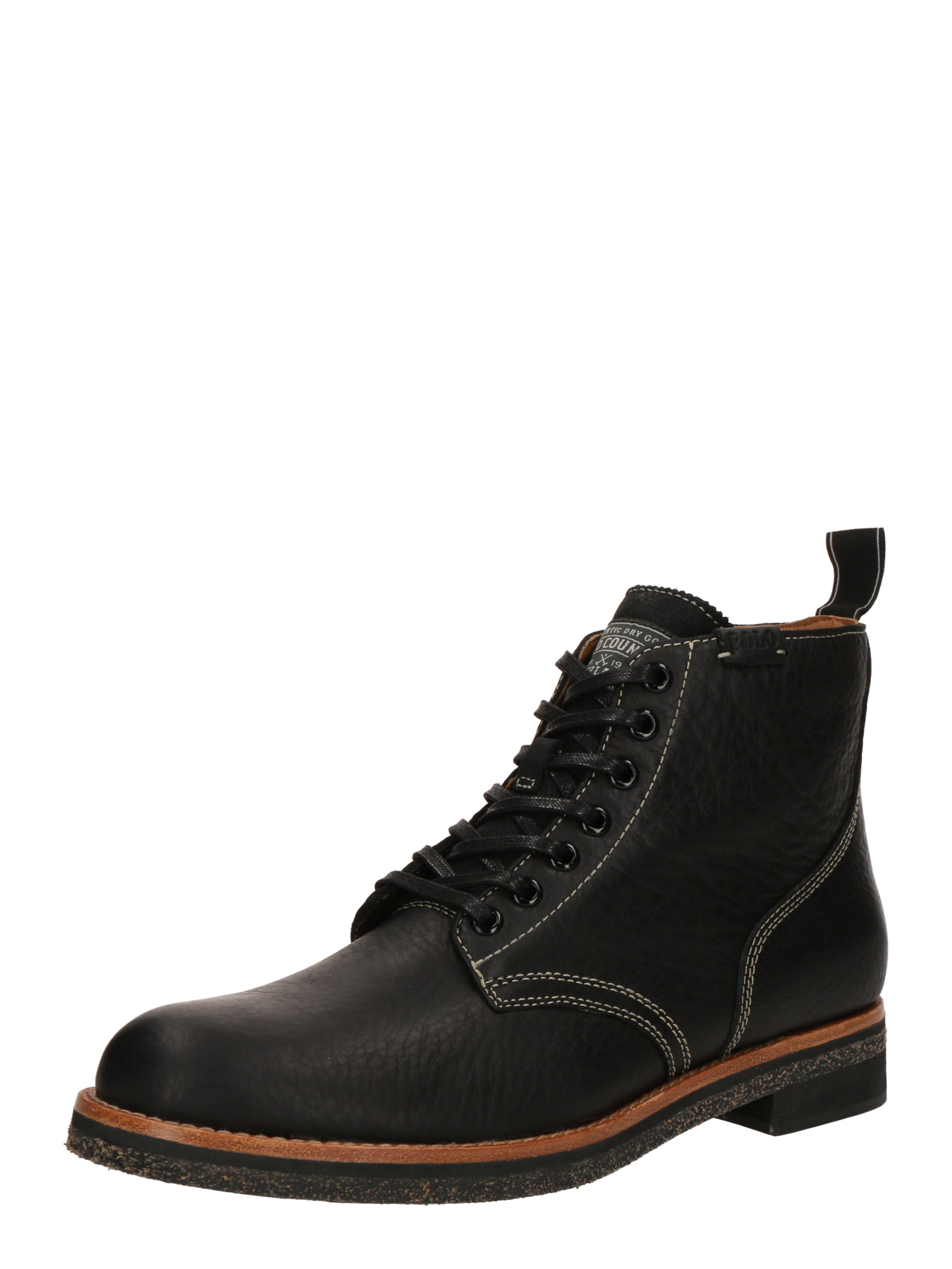 Polo Ralph Lauren Schnürboots 'RADFORD' in Schwarz | ABOUT YOU