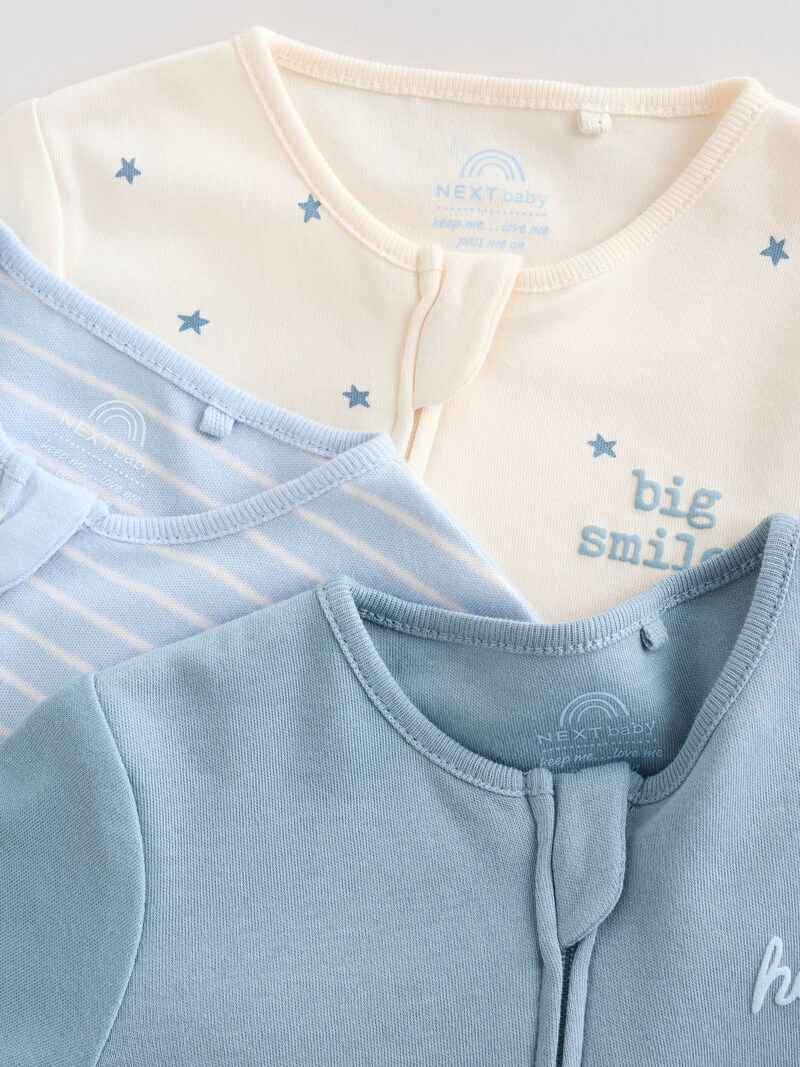 Next Pijamale pe Crem, Azuriu, Albastru Deschis | ABOUT YOU