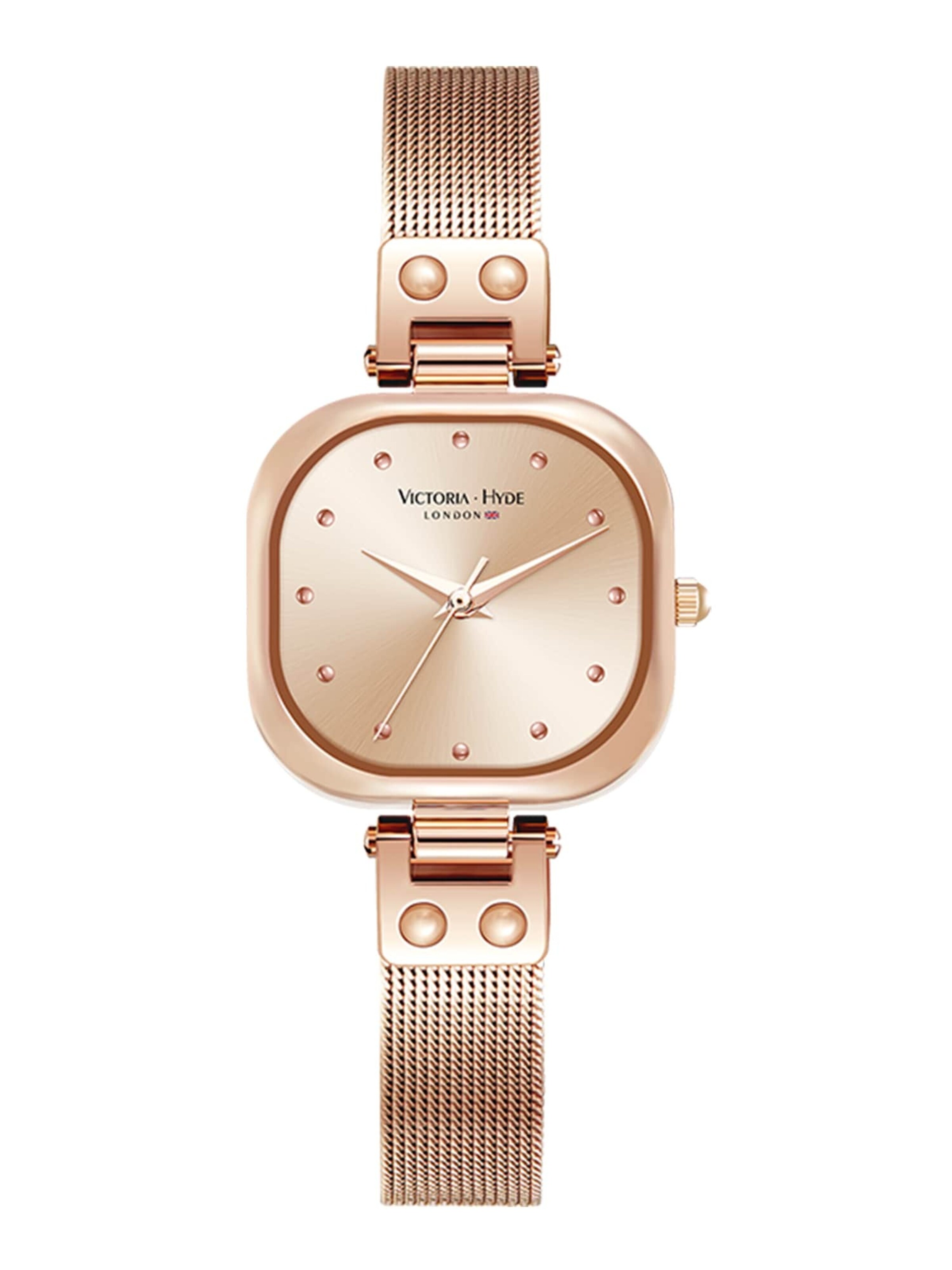 Victoria Hyde Analoog horloge 'Rock' in Rose-Goud | ABOUT YOU