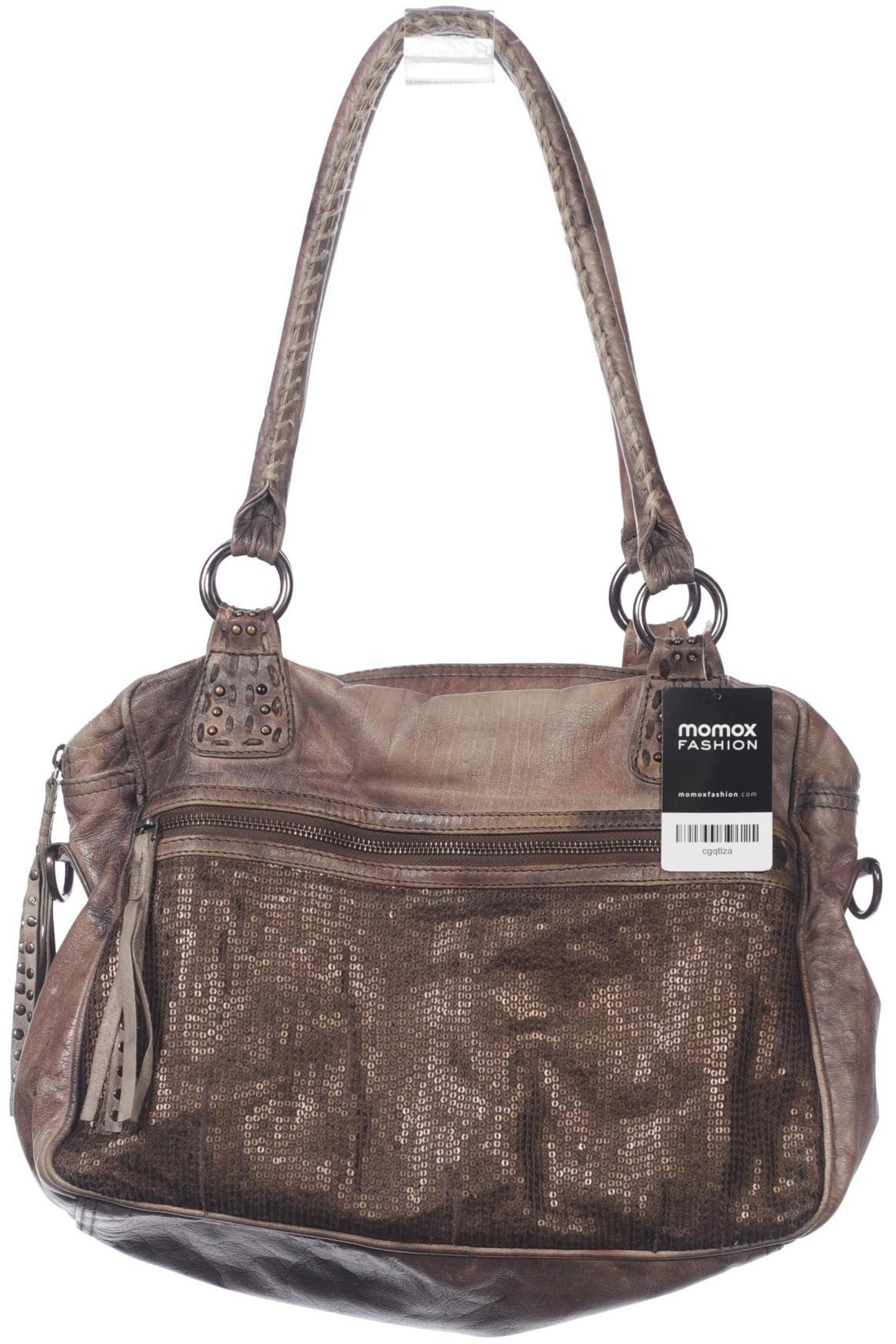 ANOKHI Handtasche gross Leder One Size in Beige | ABOUT YOU