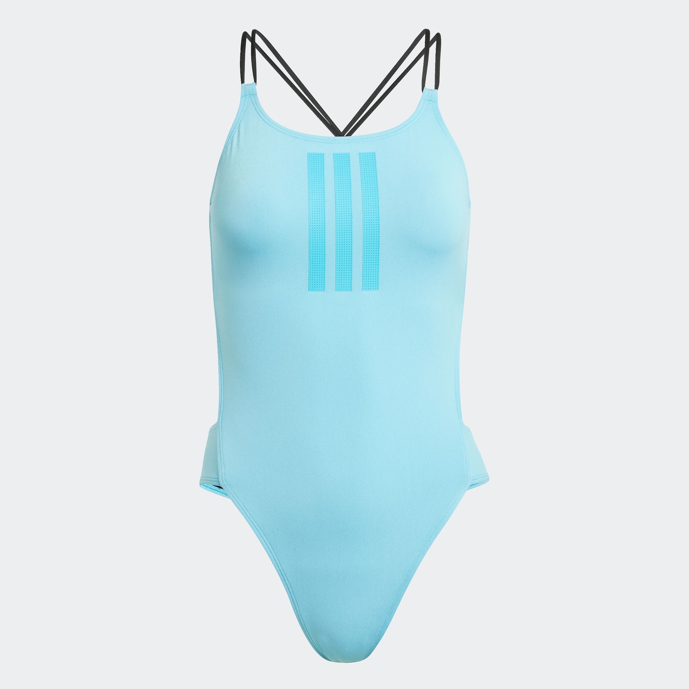ADIDAS PERFORMANCE Bustier Sportbadeanzug 'RIPSTREAM' in Cyanblau ...