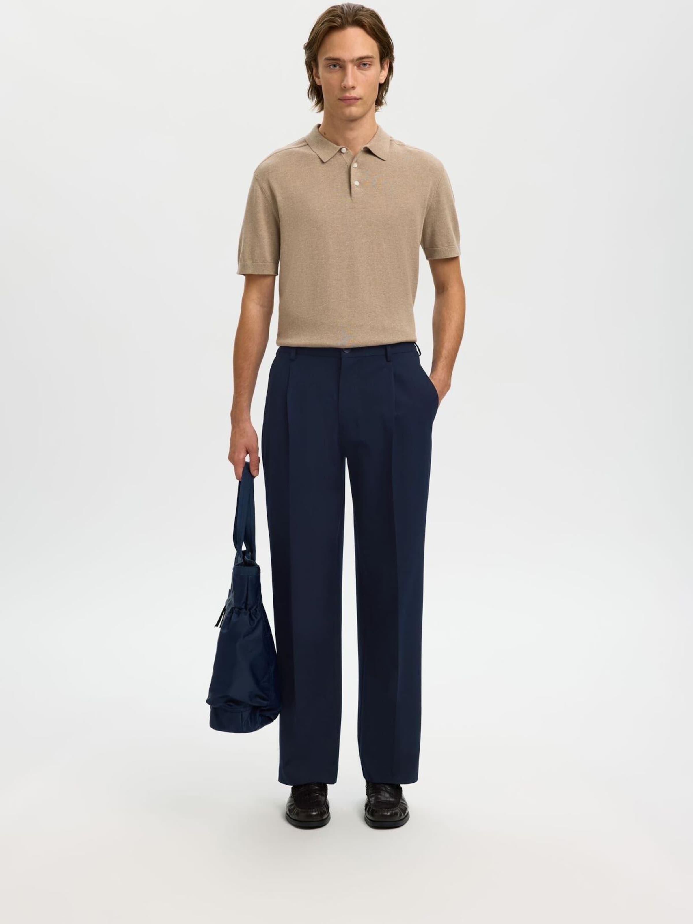 SELECTED Loose fit Pants 'SLH220' in Navy | ABOUT YOU