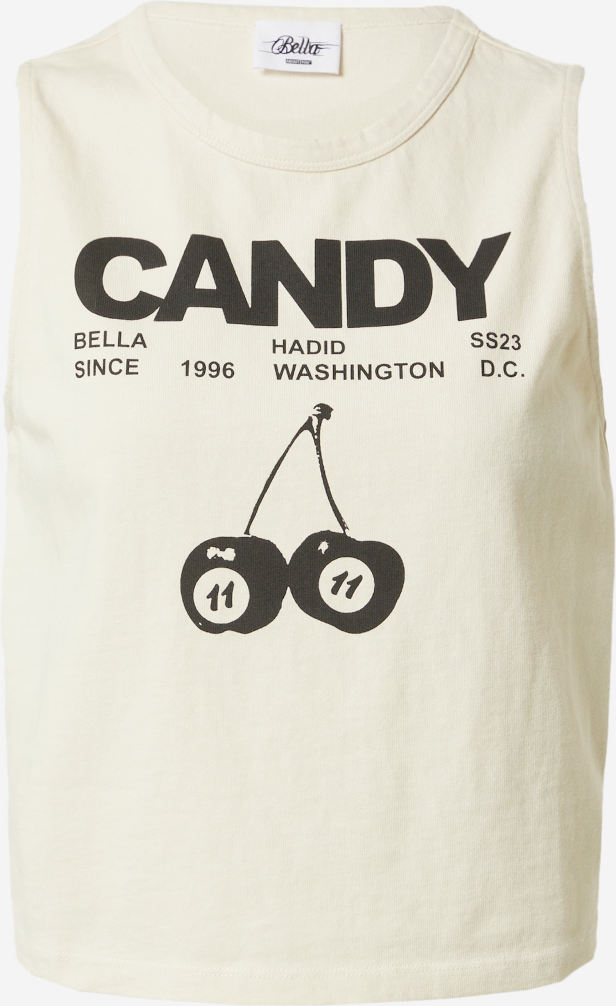 Bella x ABOUT YOU Topp 'Clarissa' i Vit | ABOUT YOU