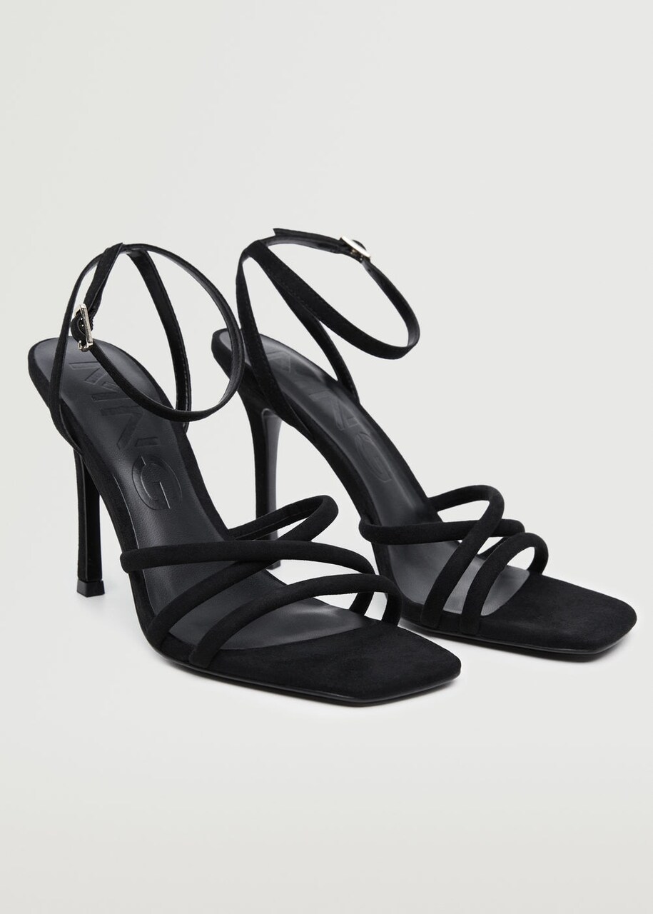 MANGO Sandale 'Maybe' in Schwarz | ABOUT YOU