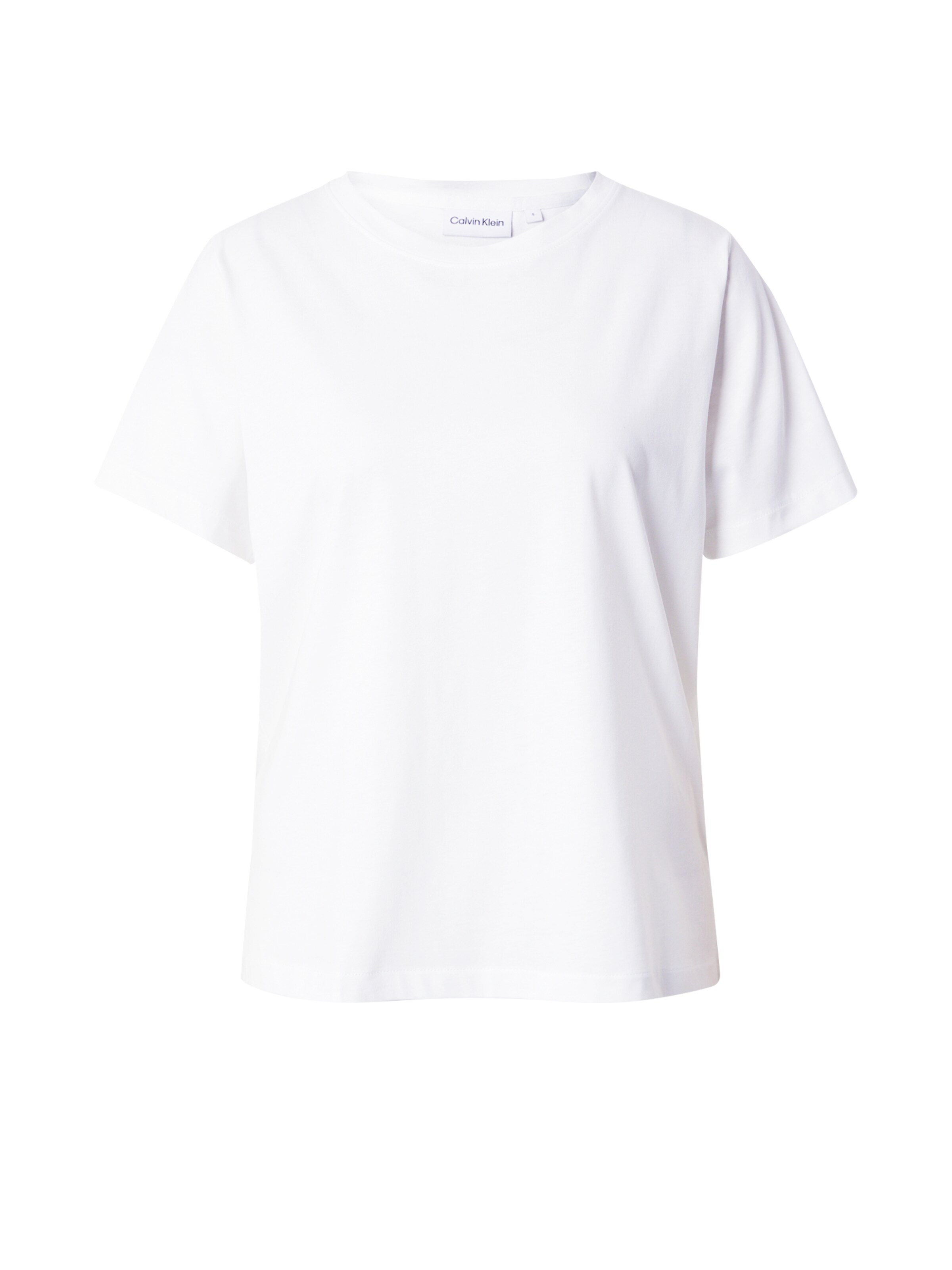 Calvin klein plain white t shirt women's store