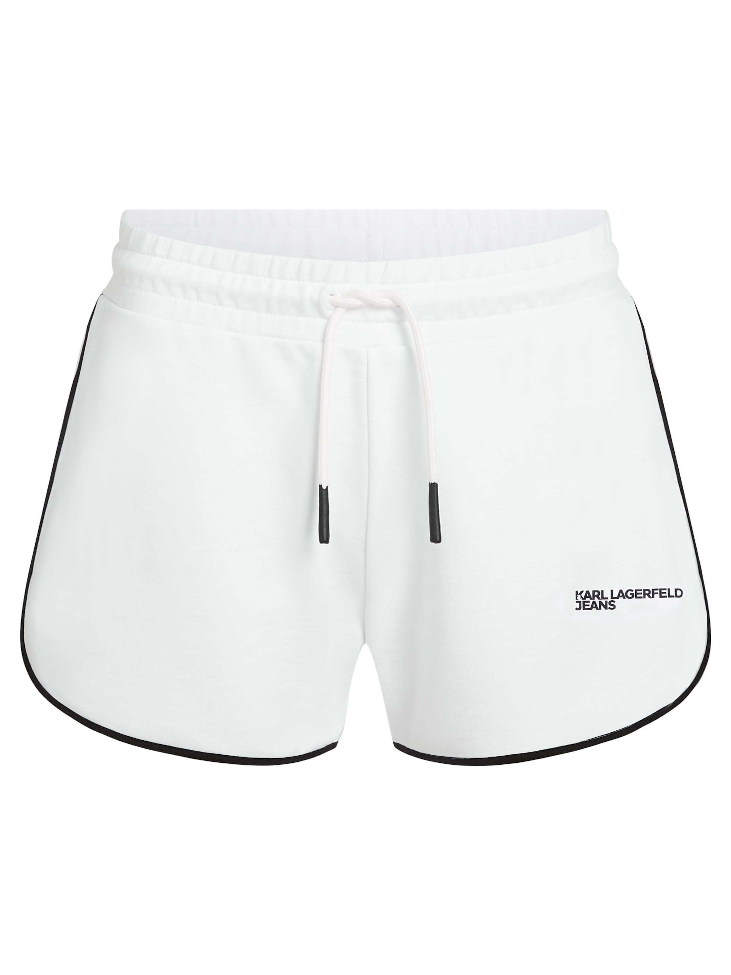 KARL LAGERFELD JEANS Regular Calças em Branco | ABOUT YOU