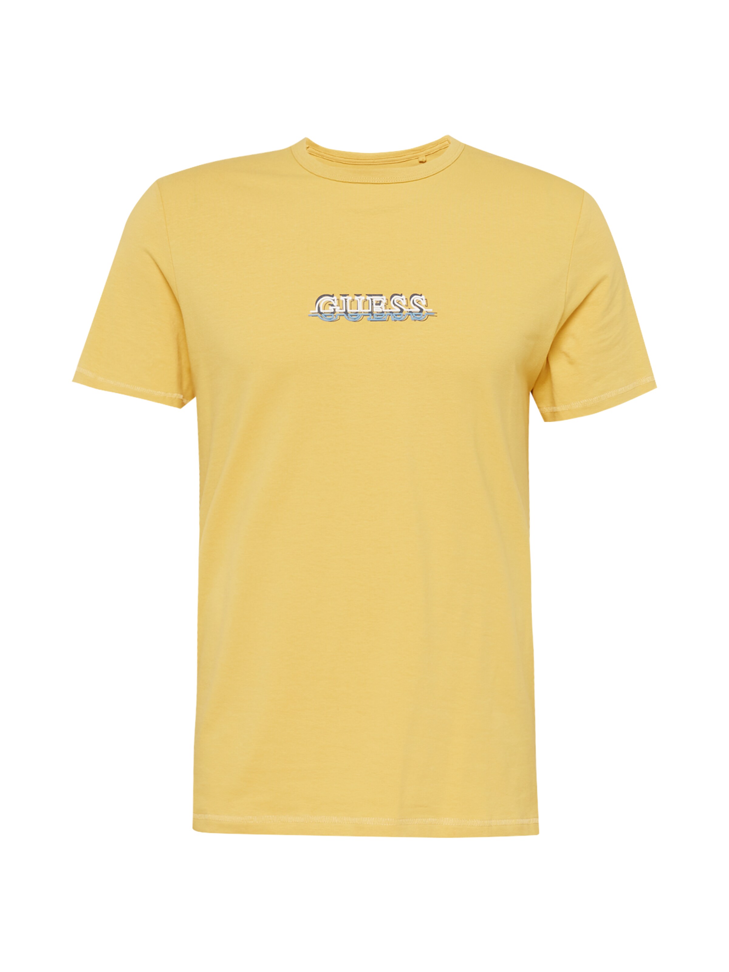 GUESS T-Shirt 'MAKSIM' in Hellgelb | ABOUT YOU