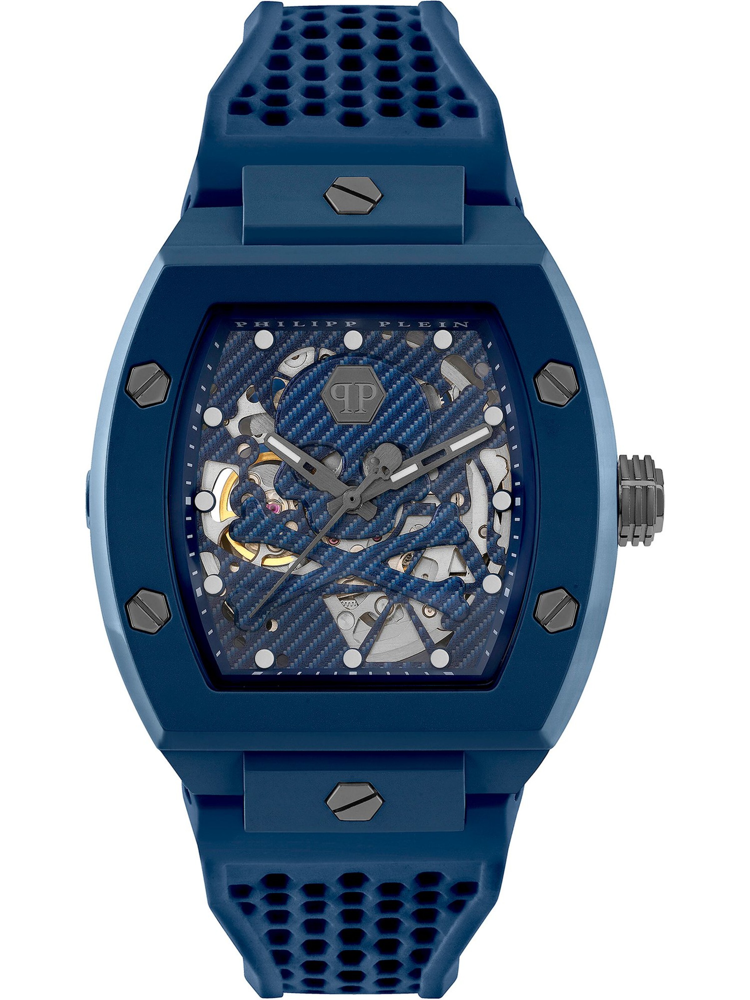 Philipp Plein Watches Analoguhr 'The Skeleton' in Blau | ABOUT YOU