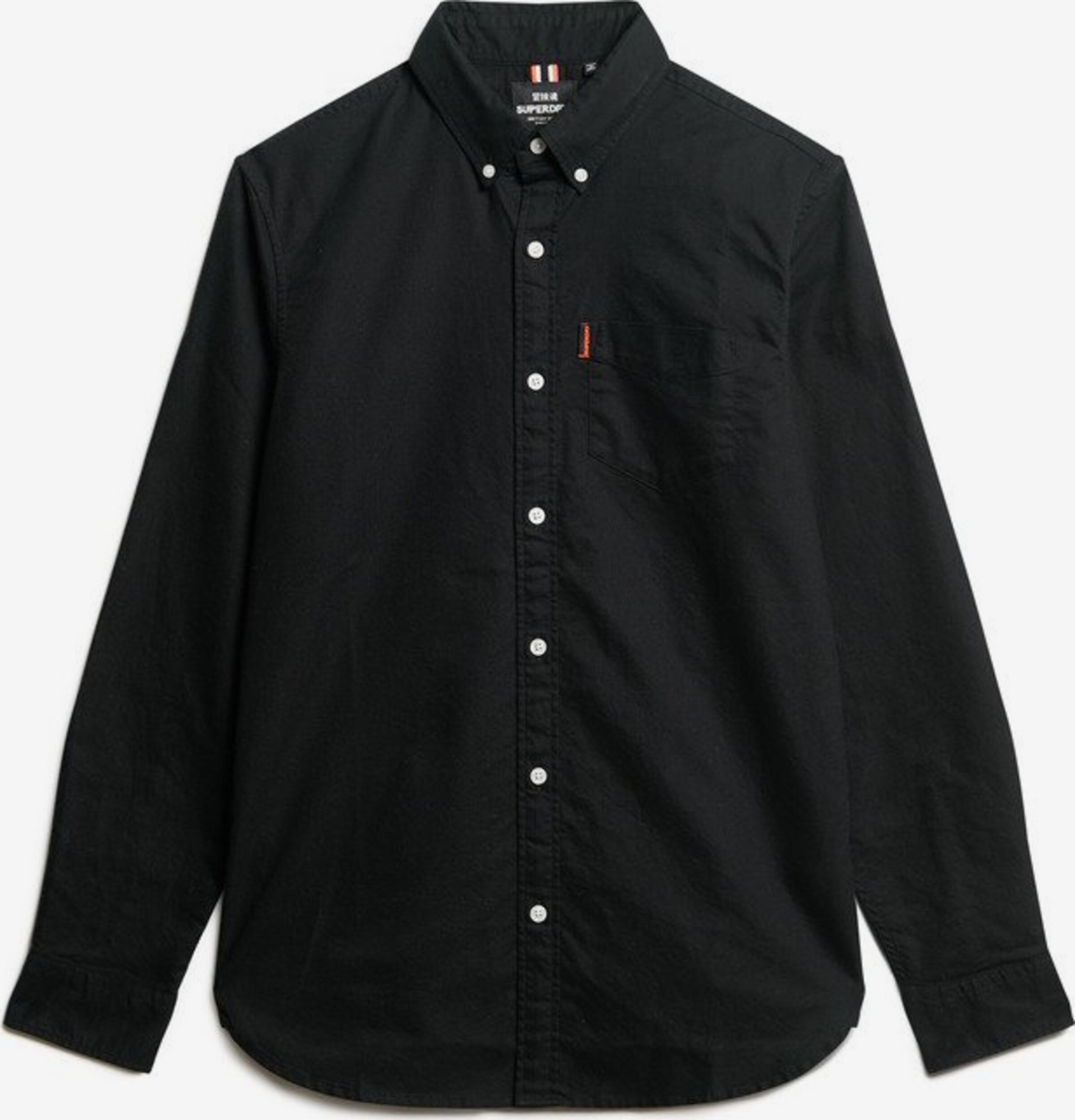 Superdry Regular fit Button Up Shirt in Black | ABOUT YOU