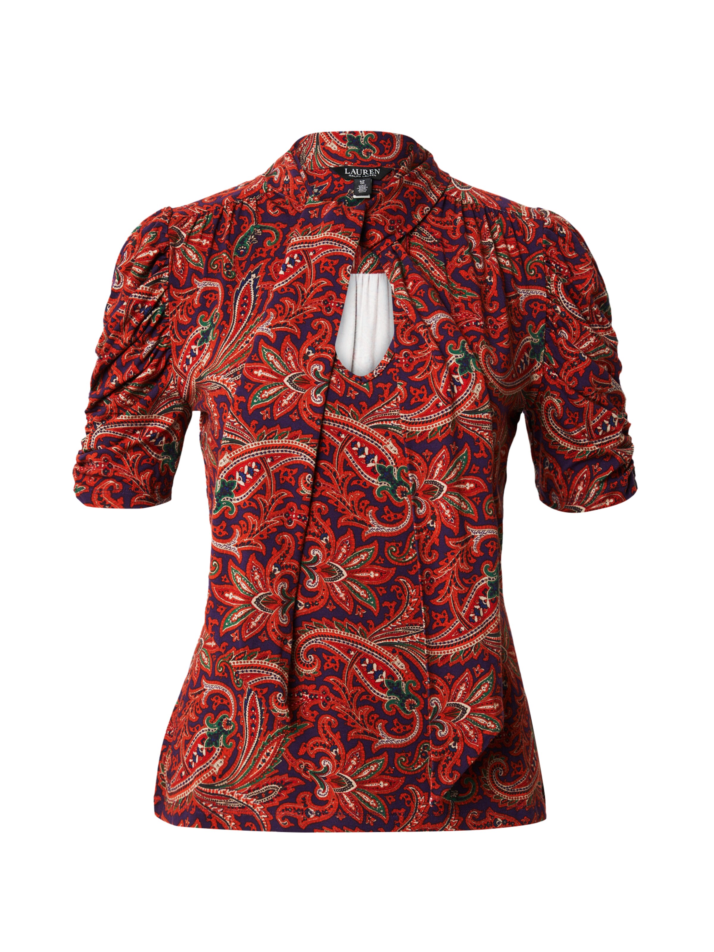 Lauren Ralph Lauren Bluse 'ZAVINIA' in Dunkelorange | ABOUT YOU