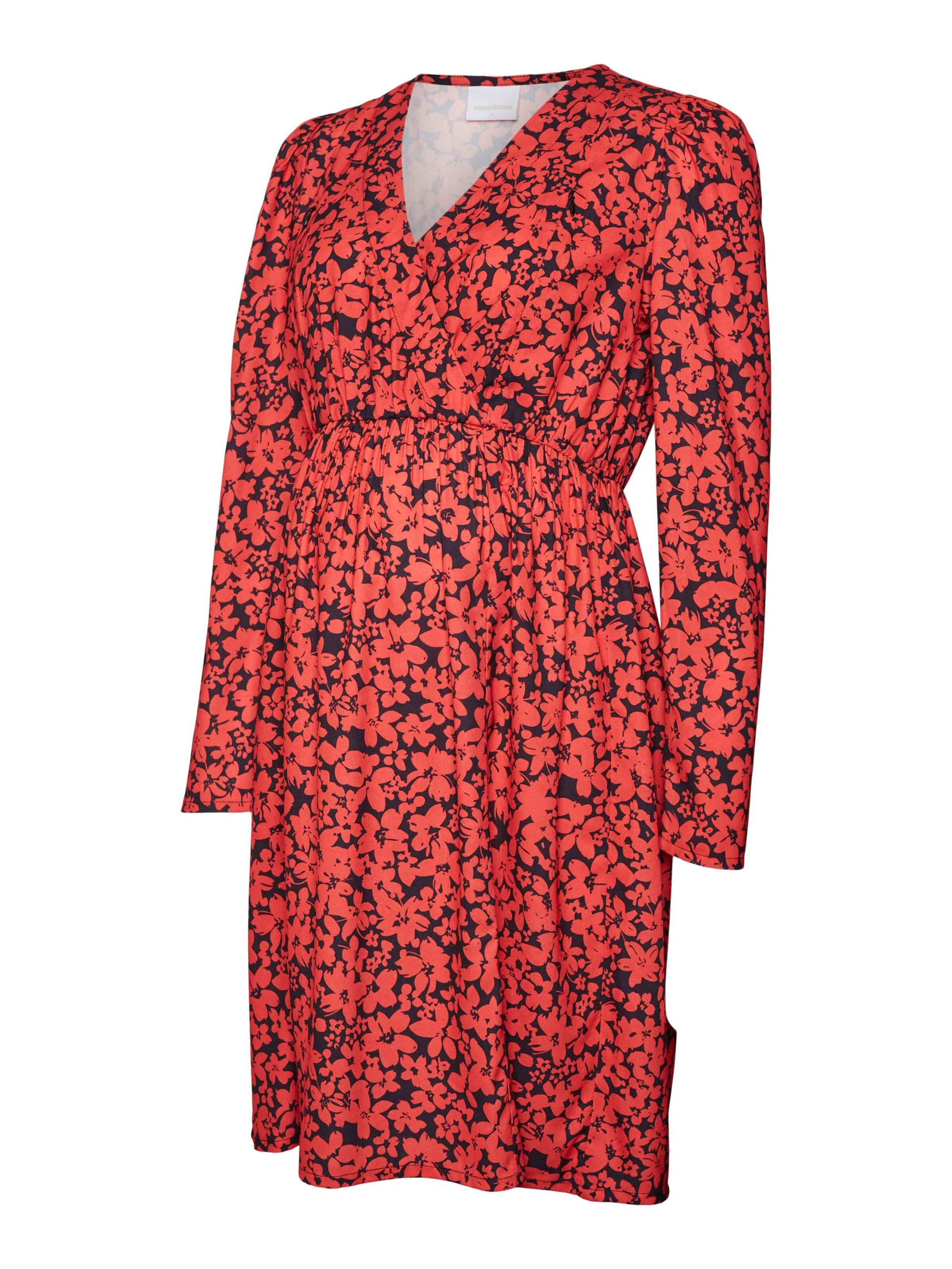 MAMALICIOUS Kleid 'ONORA' in Rot | ABOUT YOU
