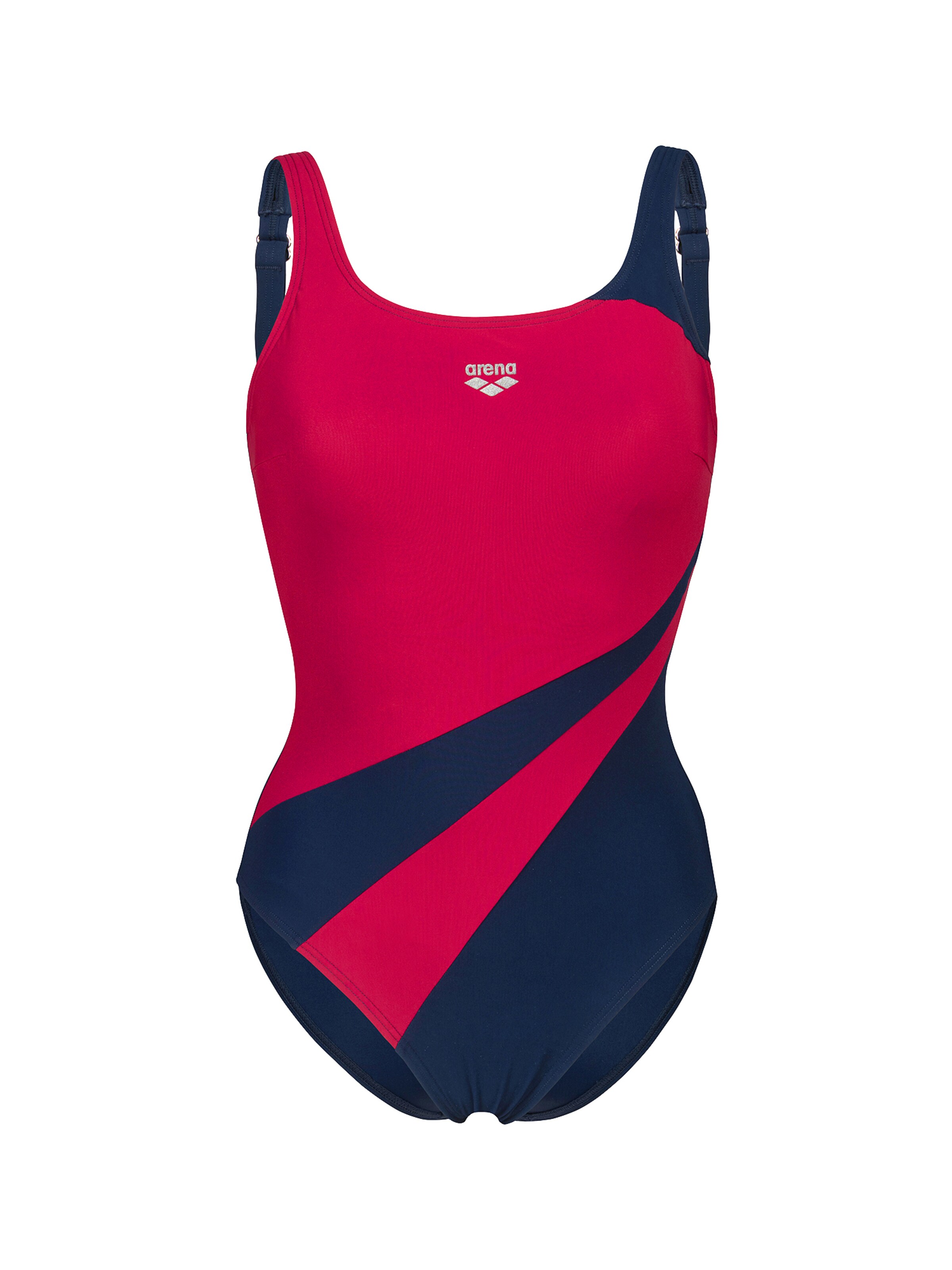 ARENA Bustier Sportbadpak 'SHAPEWEAR LILI C-CUP' in Navy, Bloedrood ...